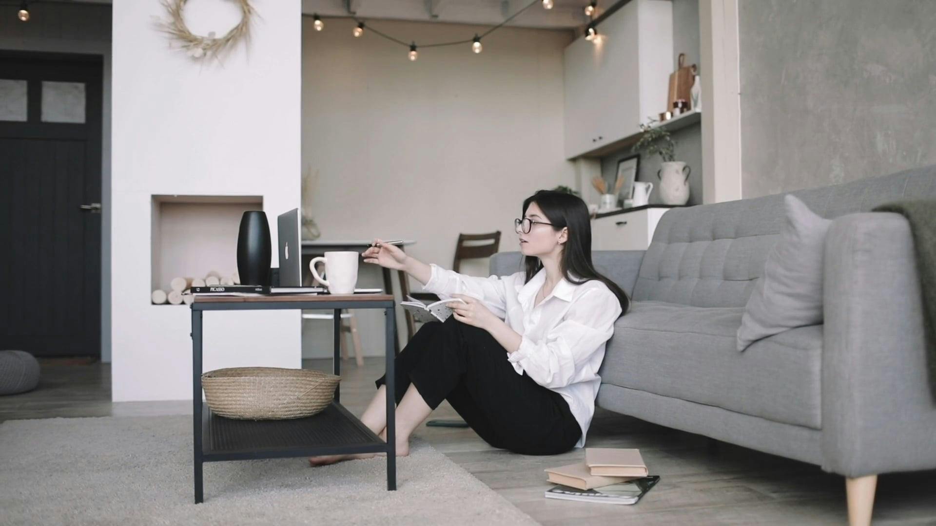 A Woman Working At Home Free Stock Video Footage, Royalty-Free 4K & HD ...