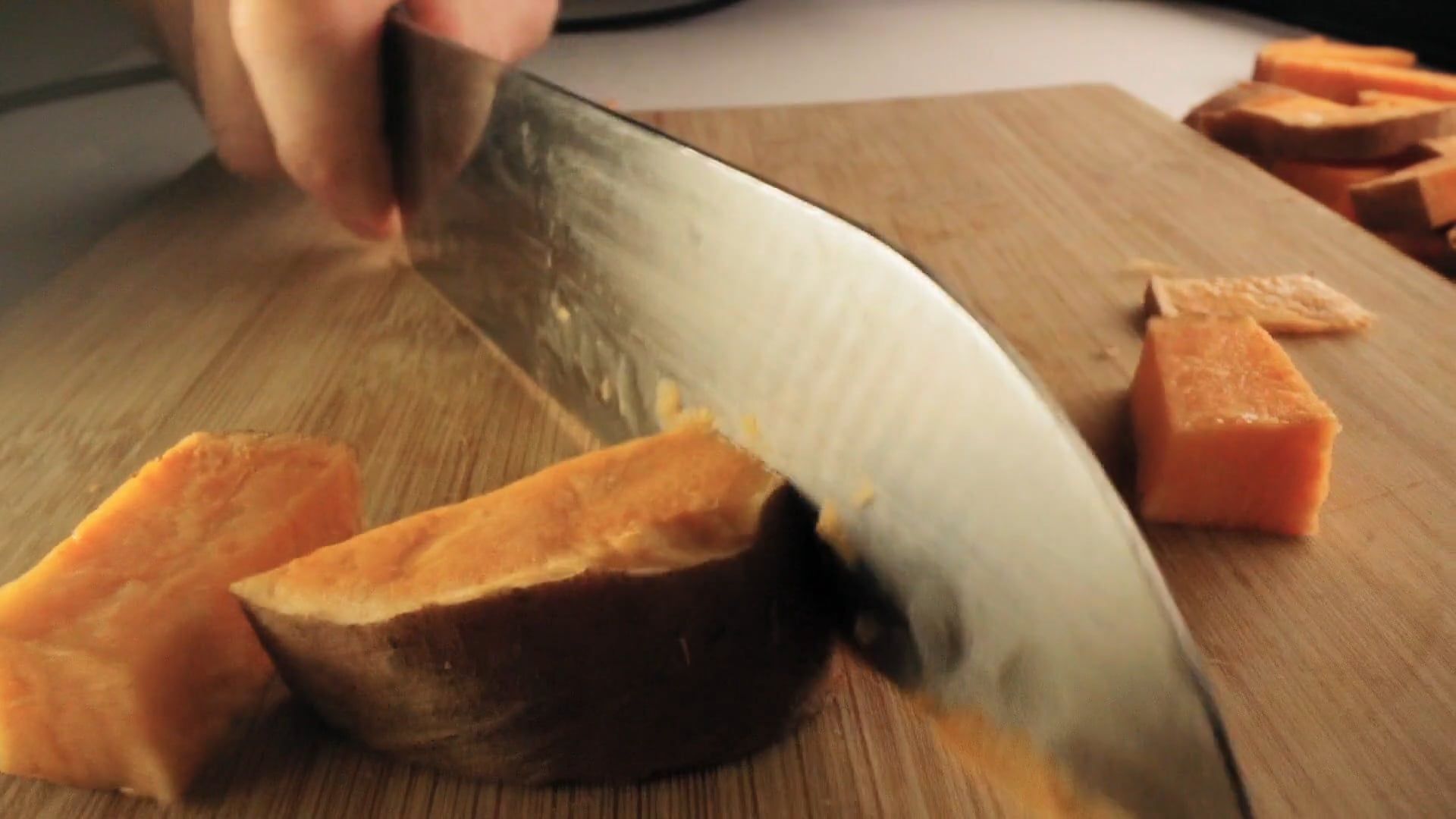 Person Chopping Food · Free Stock Video