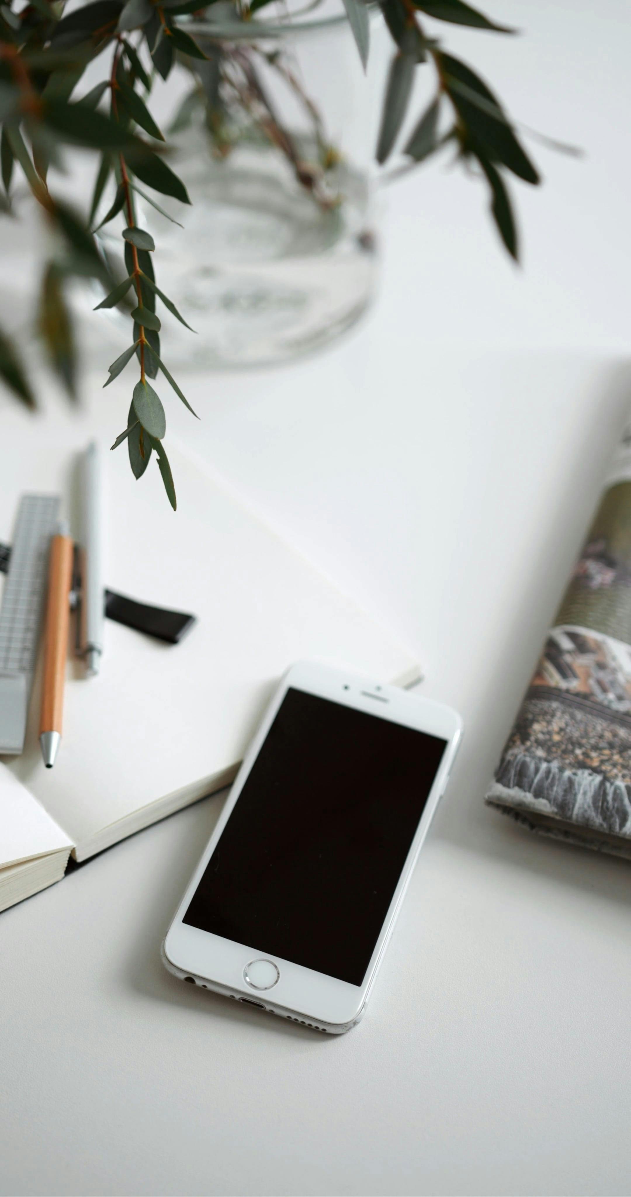 An Iphone Lying On The Desk · Free Stock Video