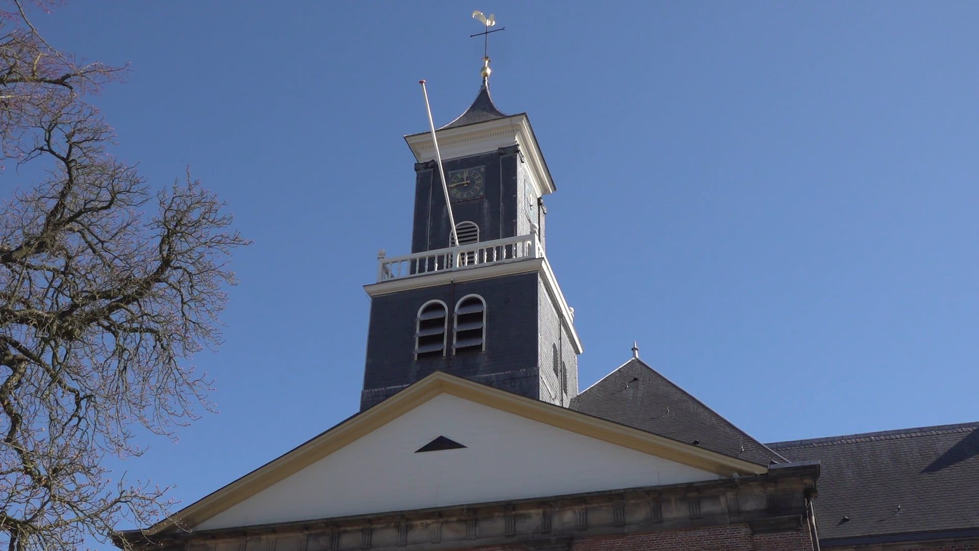 Drone Flying Footage A Church Clock Tower · Free Stock Video