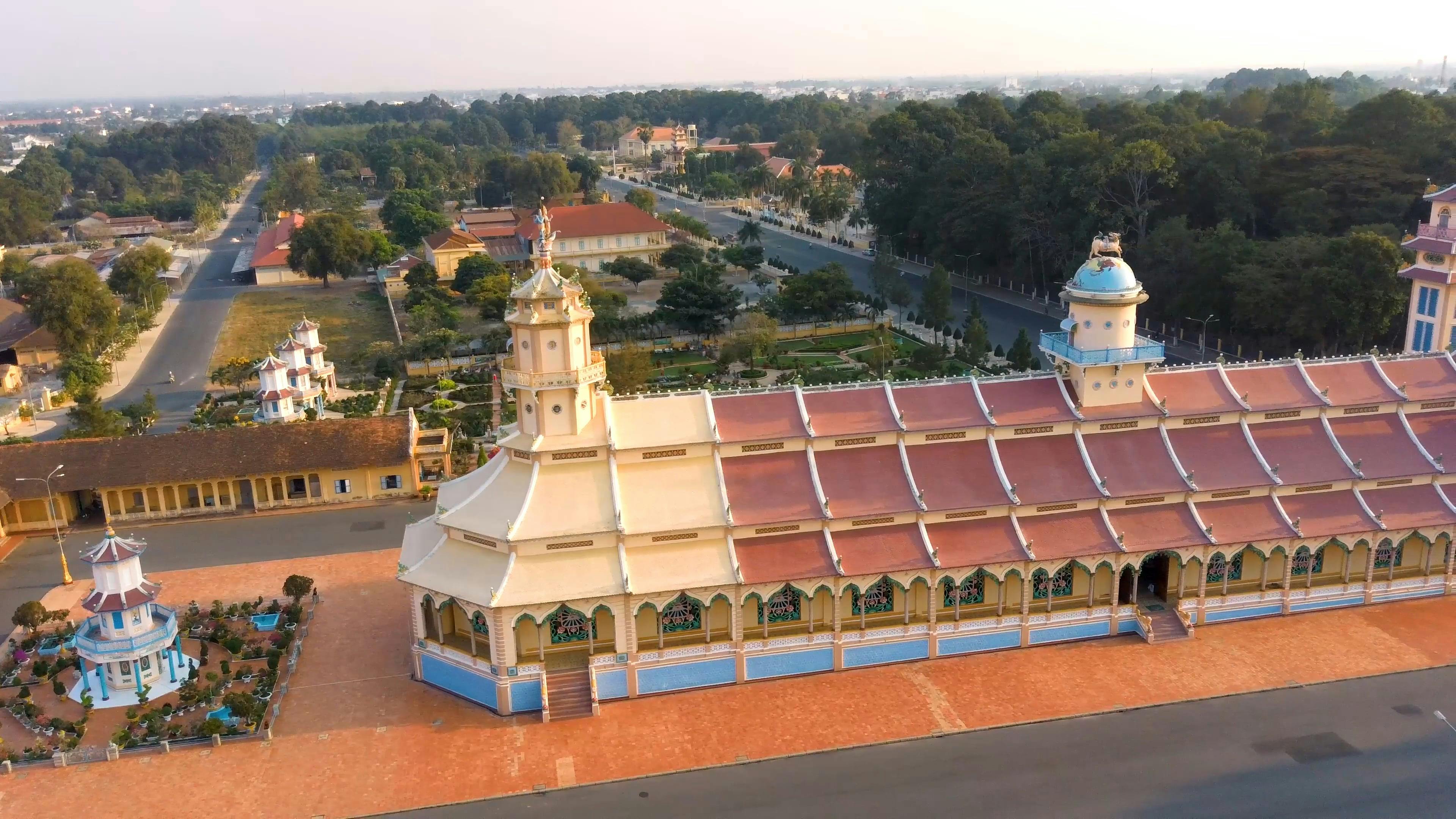 A Temple View From Above Taken Byrone D · Free Stock Video