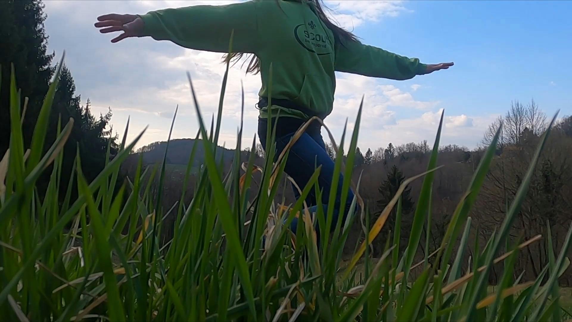 A Woman Enjoying The Nature Outdoors Free Stock Video Footage, Royalty ...