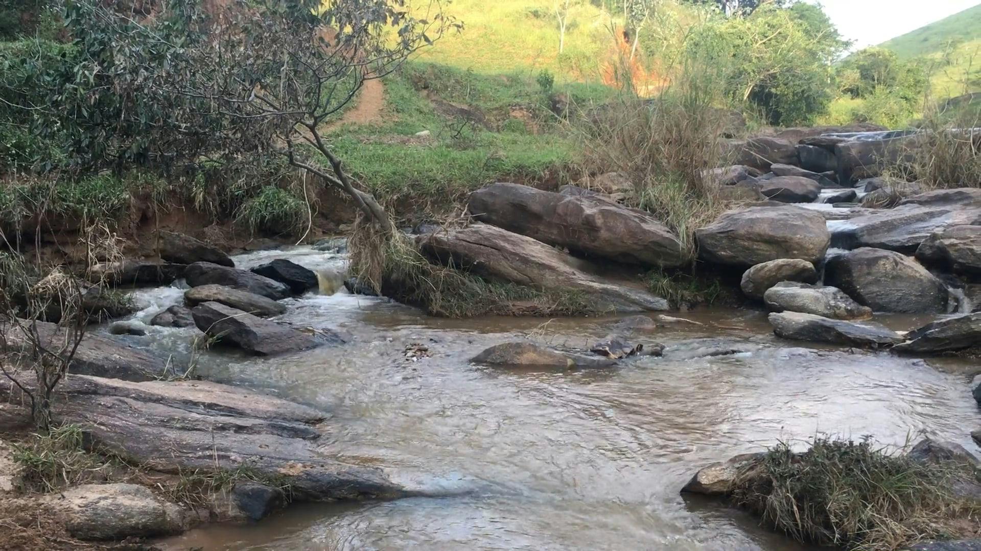 Piles Of Loose Rocks Along The Riverside Free Stock Video Footage ...