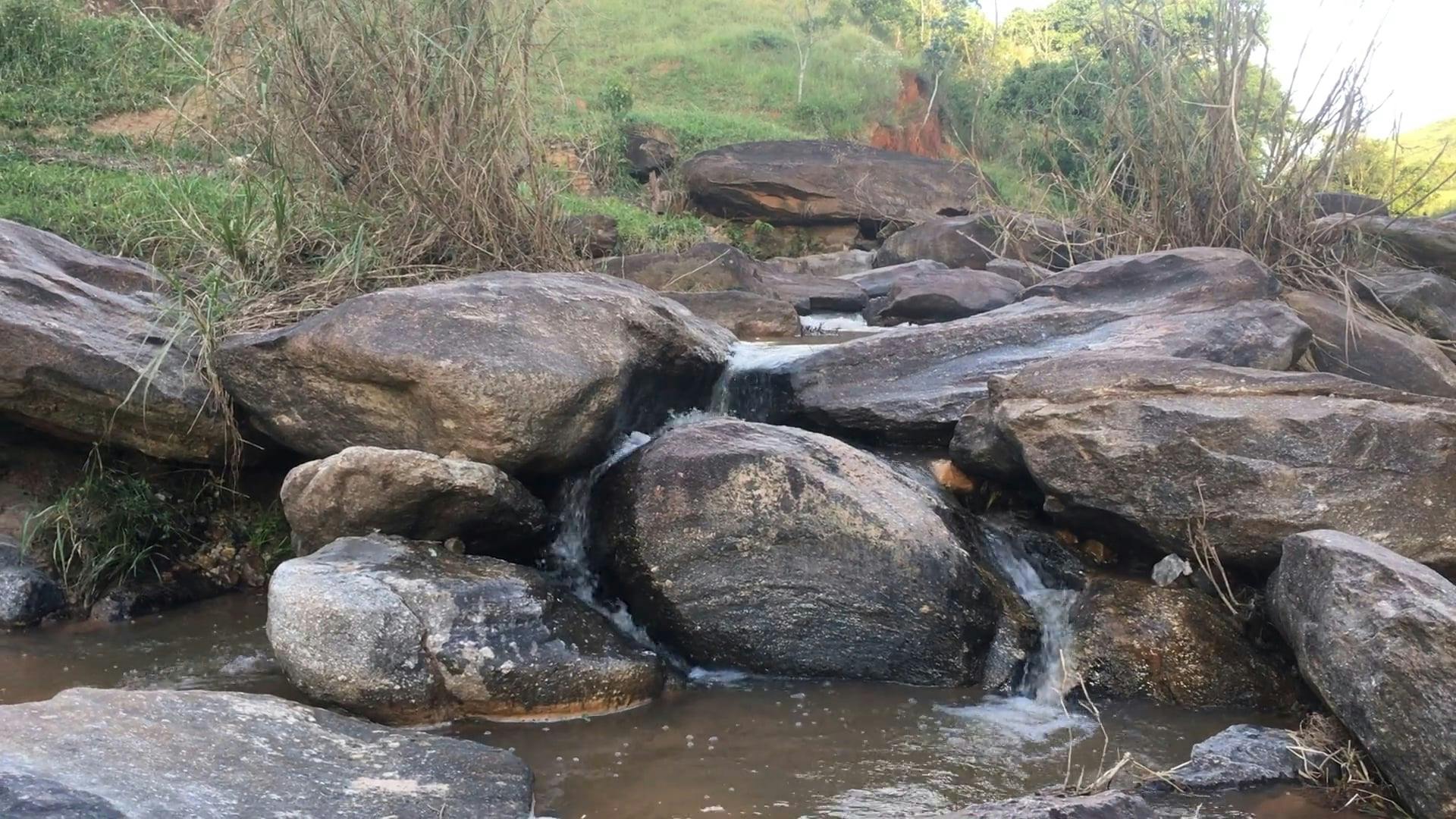 Piles Of Loose Rocks Along The Riverside Free Stock Video Footage ...