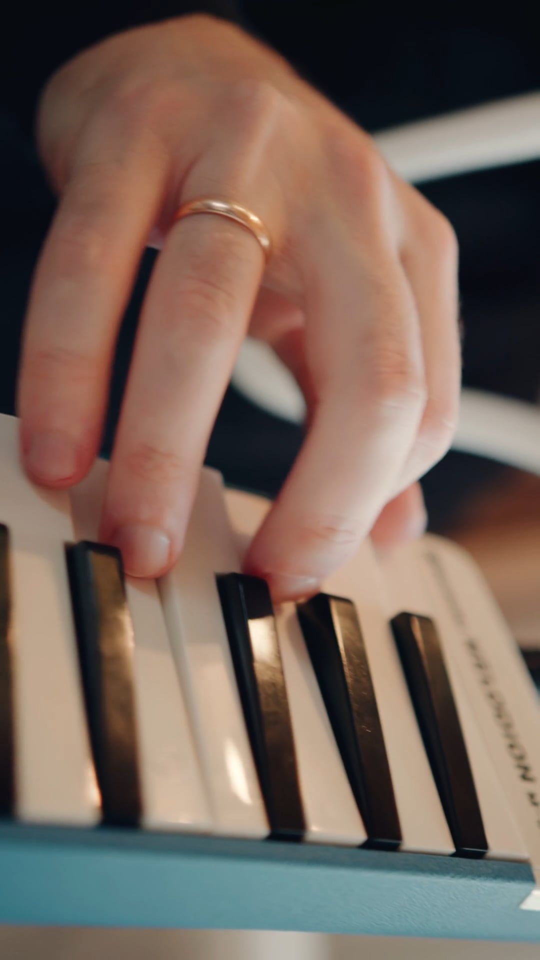 Person Playing The Piano · Free Stock Video