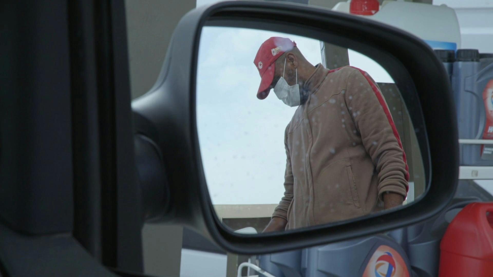 A View of a Man from the Side Mirror Free Stock Video Footage, Royalty ...