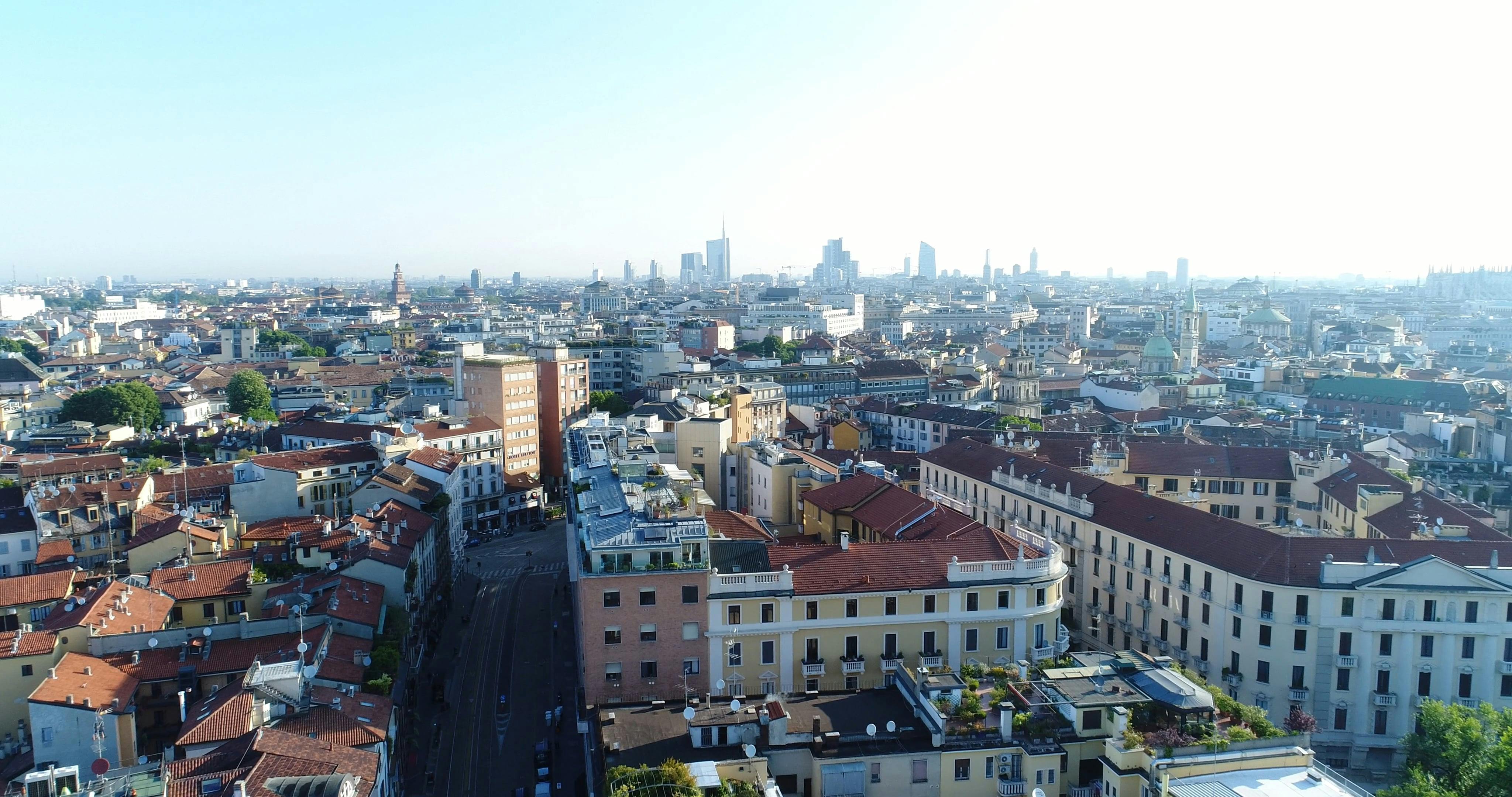 Aerial View Of A Beautiful Garden Free Stock Video Footage, Royalty ...