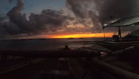 Time-Lapse of the Sunset in the Boat Free Stock Video Footage, Royalty ...