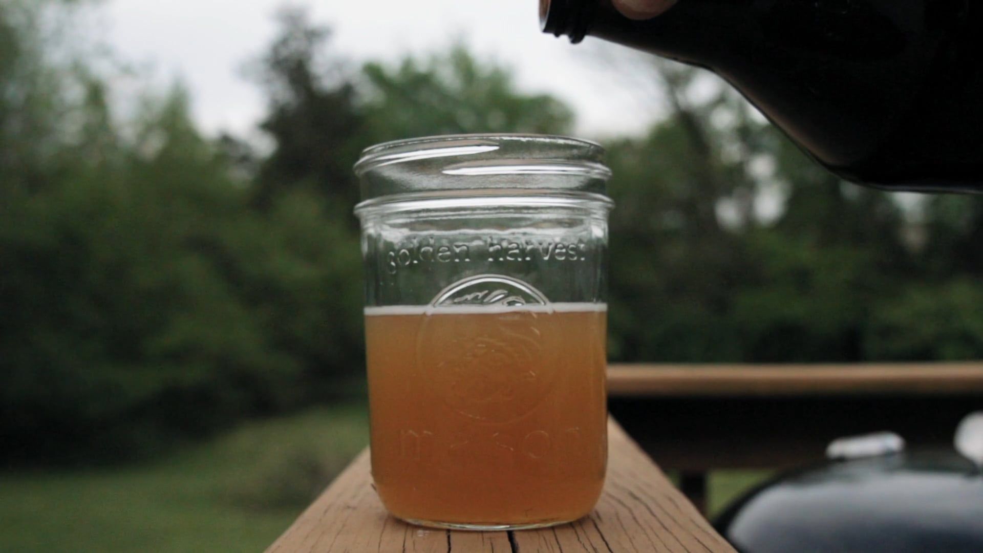Filling Up A Glass Container With Liquid · Free Stock Video