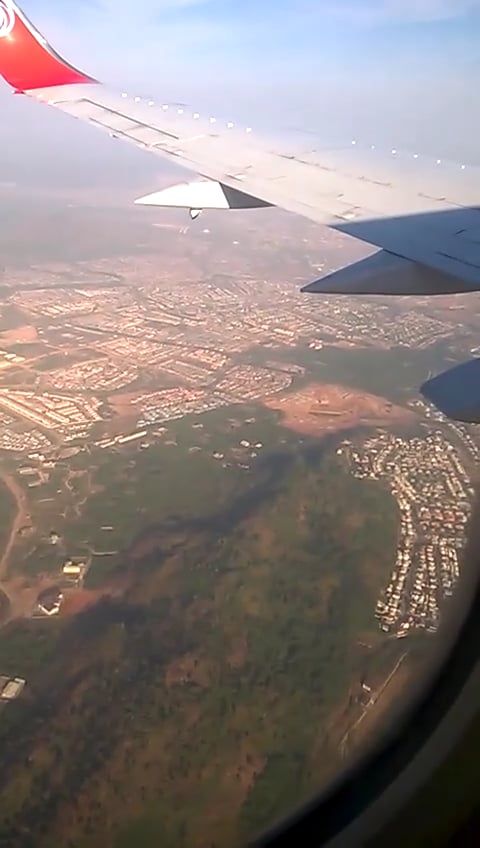 Aerial View Of Landscape From An Airplane · Free Stock Video