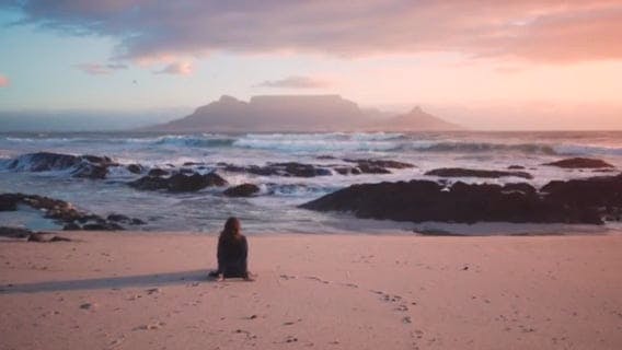 Woman Enjoying the View of the Ocean Free Stock Video Footage, Royalty ...