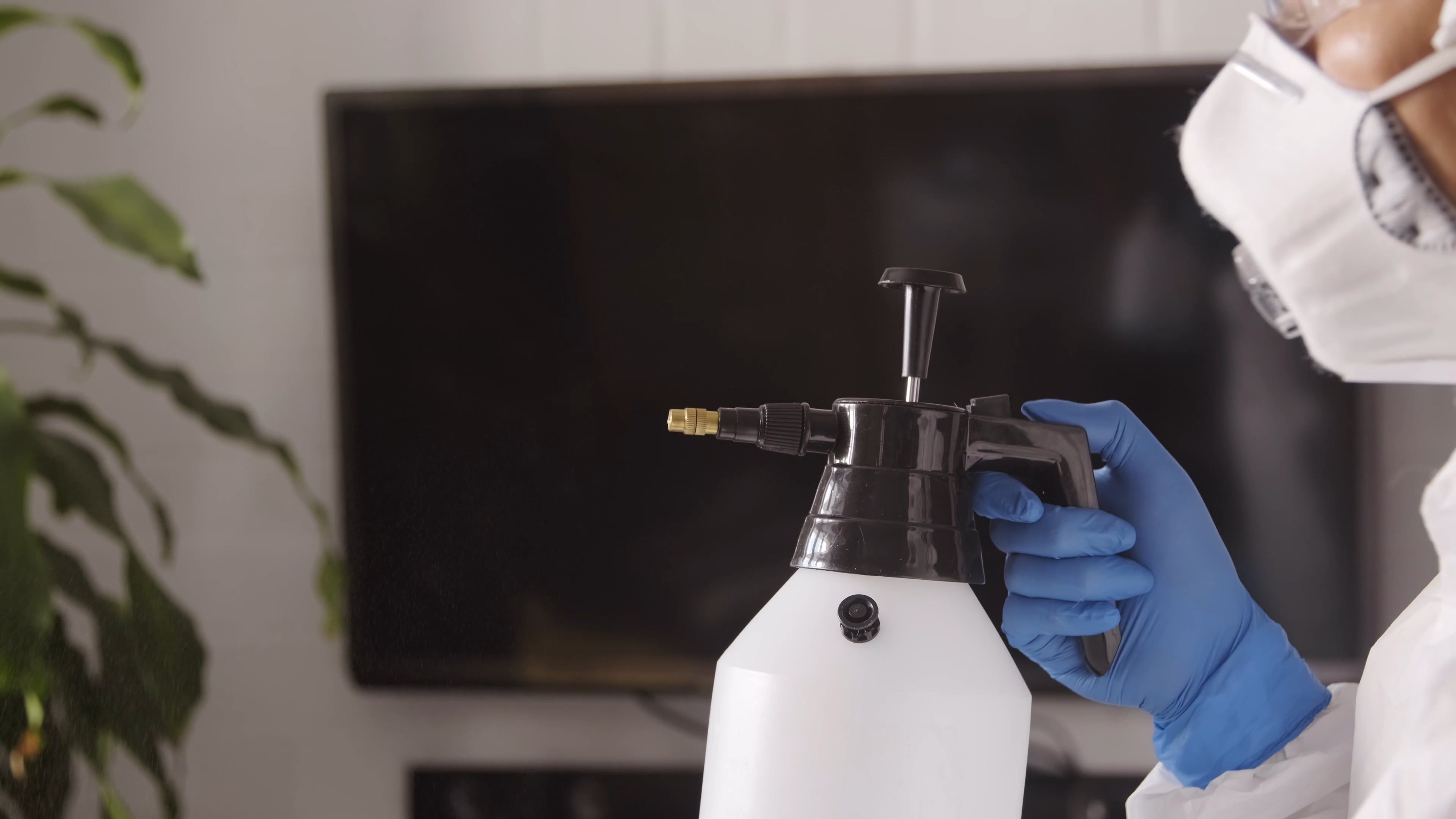 A Person Using a Sprayer Bottle for Sanitizing Free Stock Video Footage ...