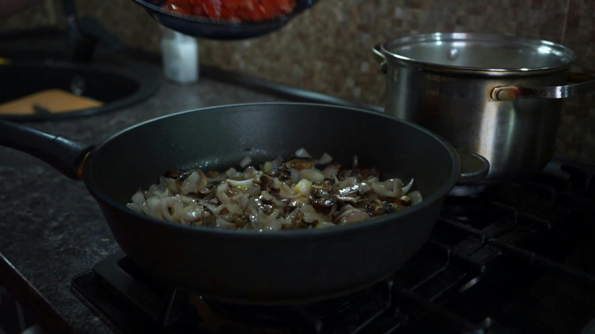 Cooking Food In A Over The Stove Free Stock Video Footage, Royalty-Free ...