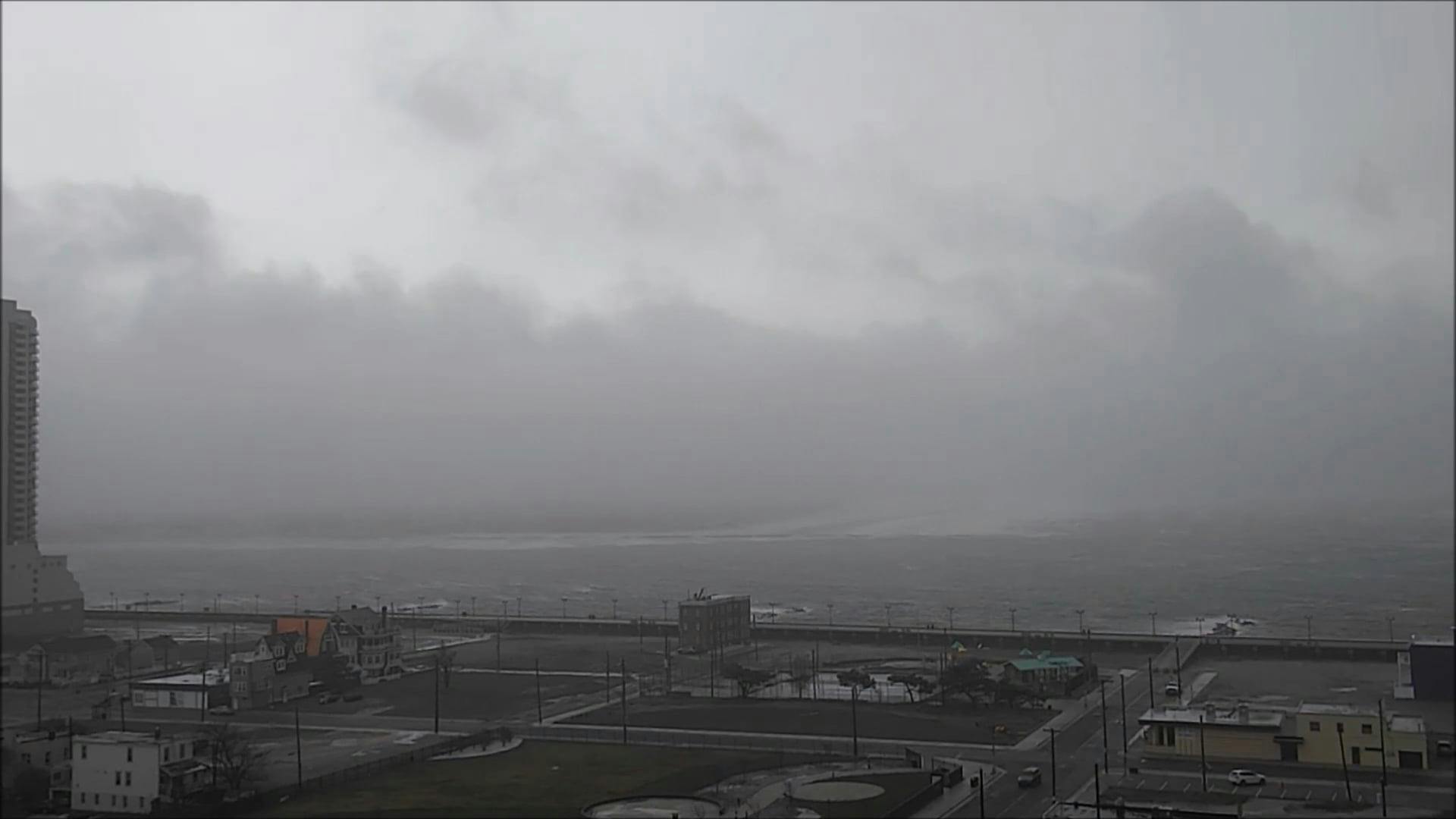 Strong Typhoon in the Coastal Area Free Stock Video Footage, Royalty ...