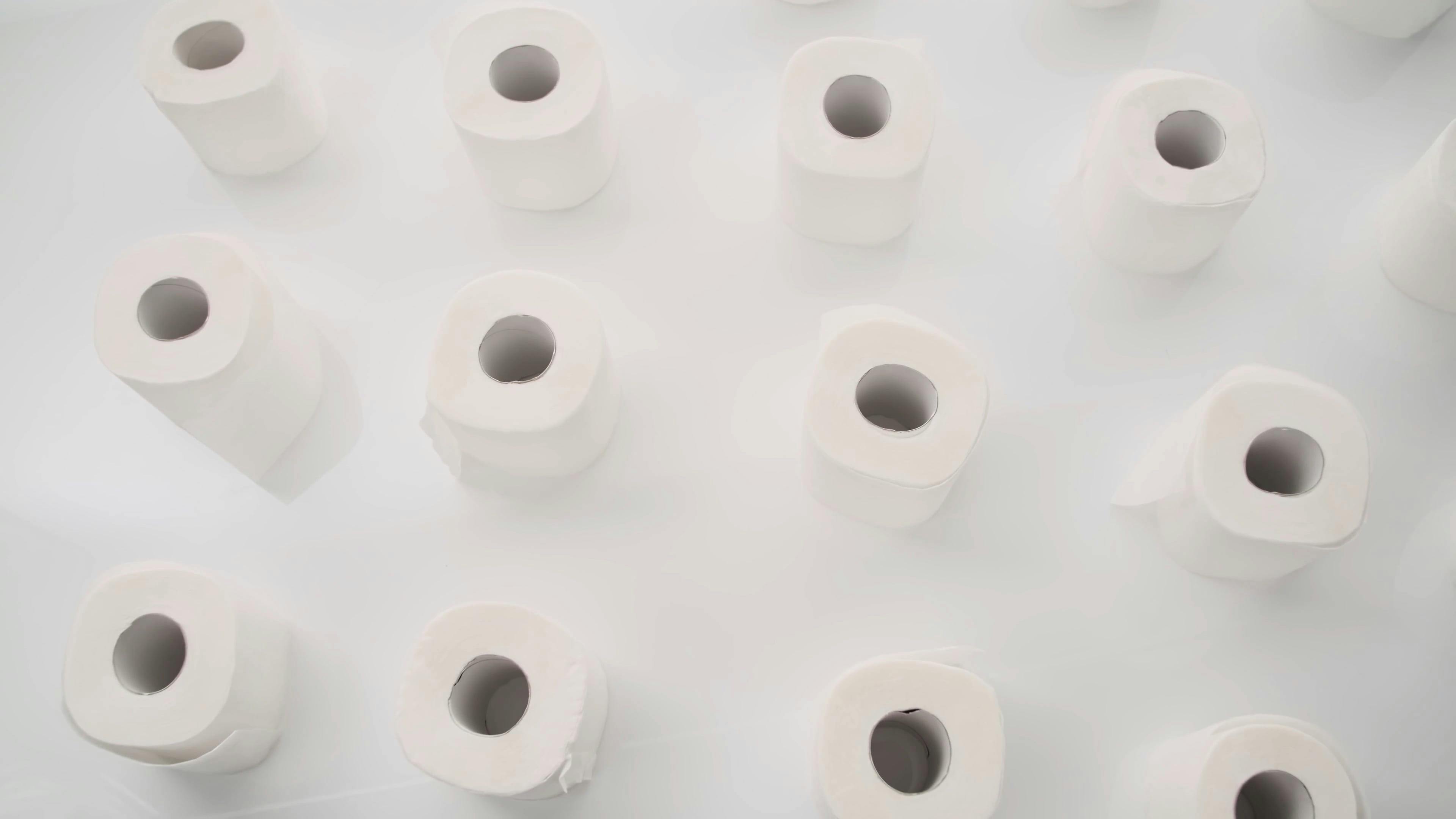 Animation of an Unrolled Tissue Paper · Free Stock Video