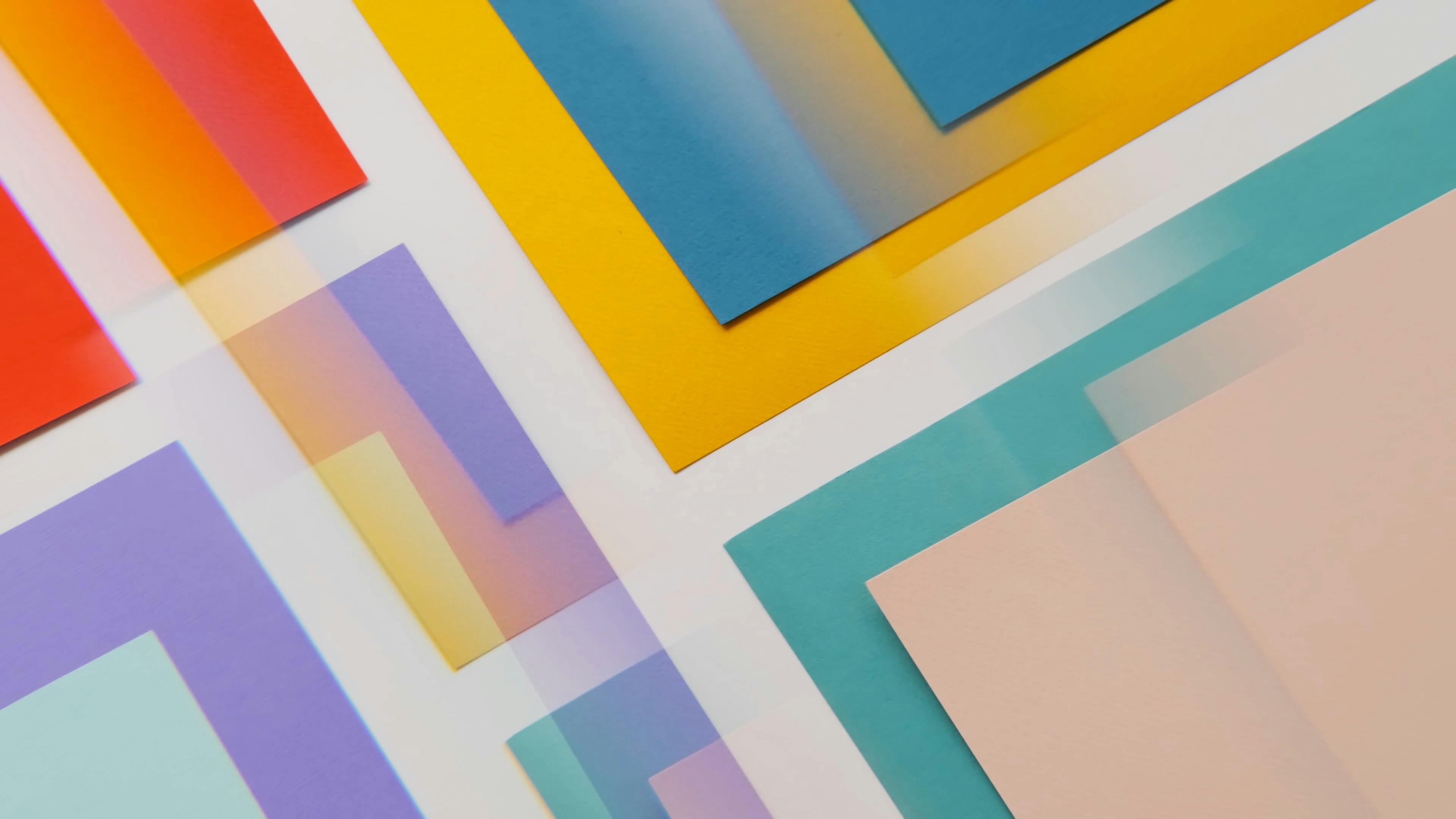 Digital Animation of Colorful Tape Rolls Free Stock Video Footage ...