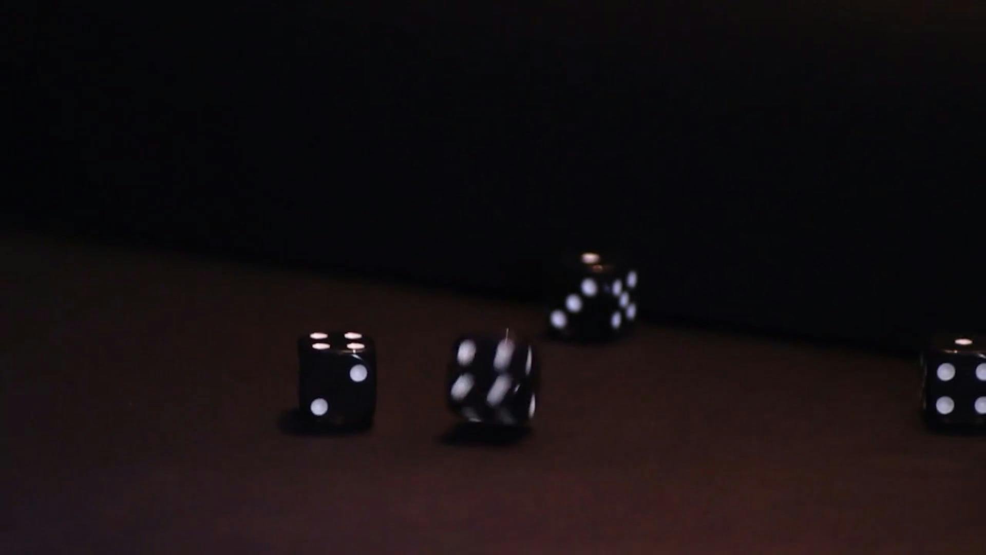 Close-up Shot of Dice Being Thrown · Free Stock Video