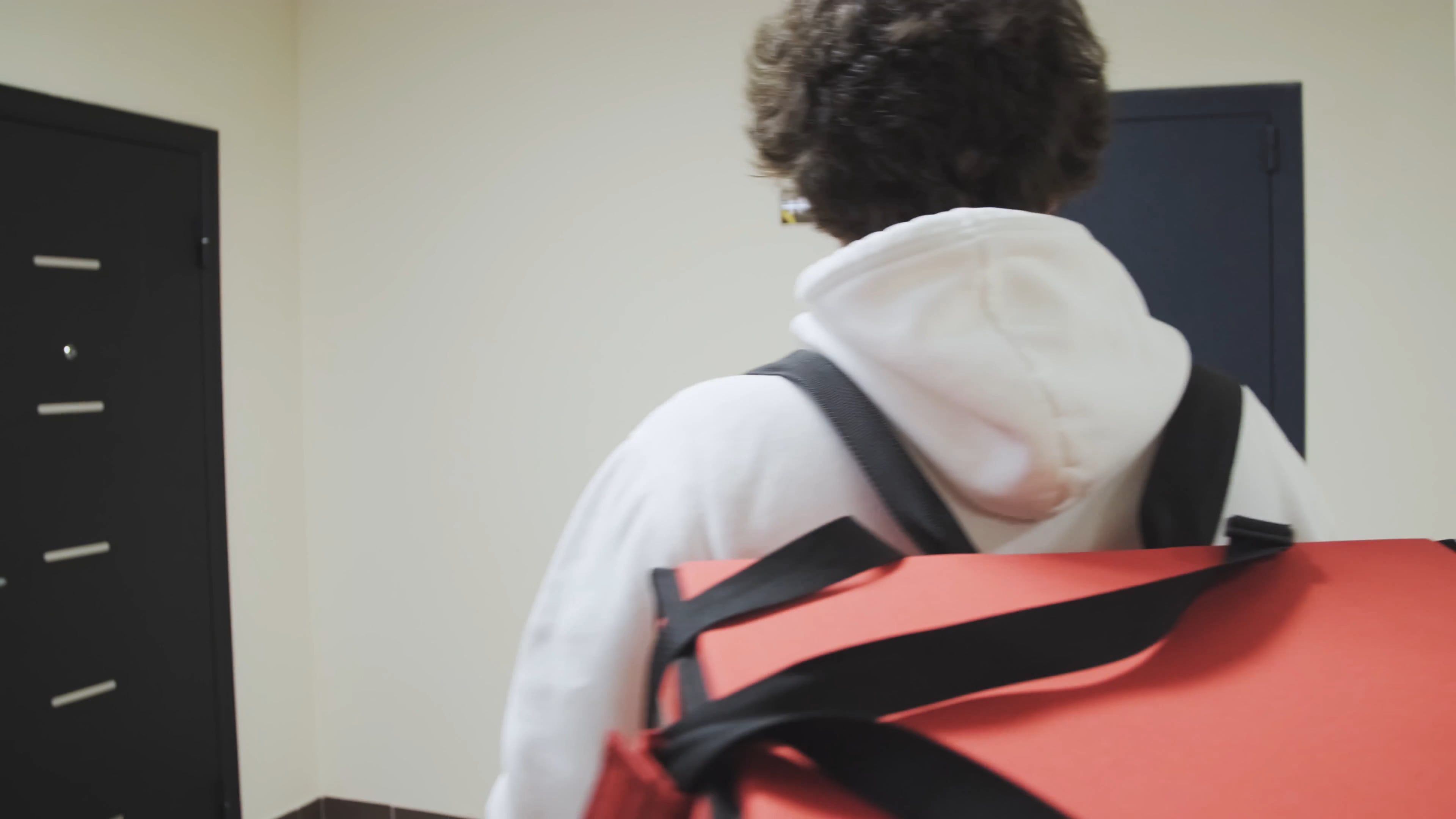 A Man Delivering a Pizza · Free Stock Video