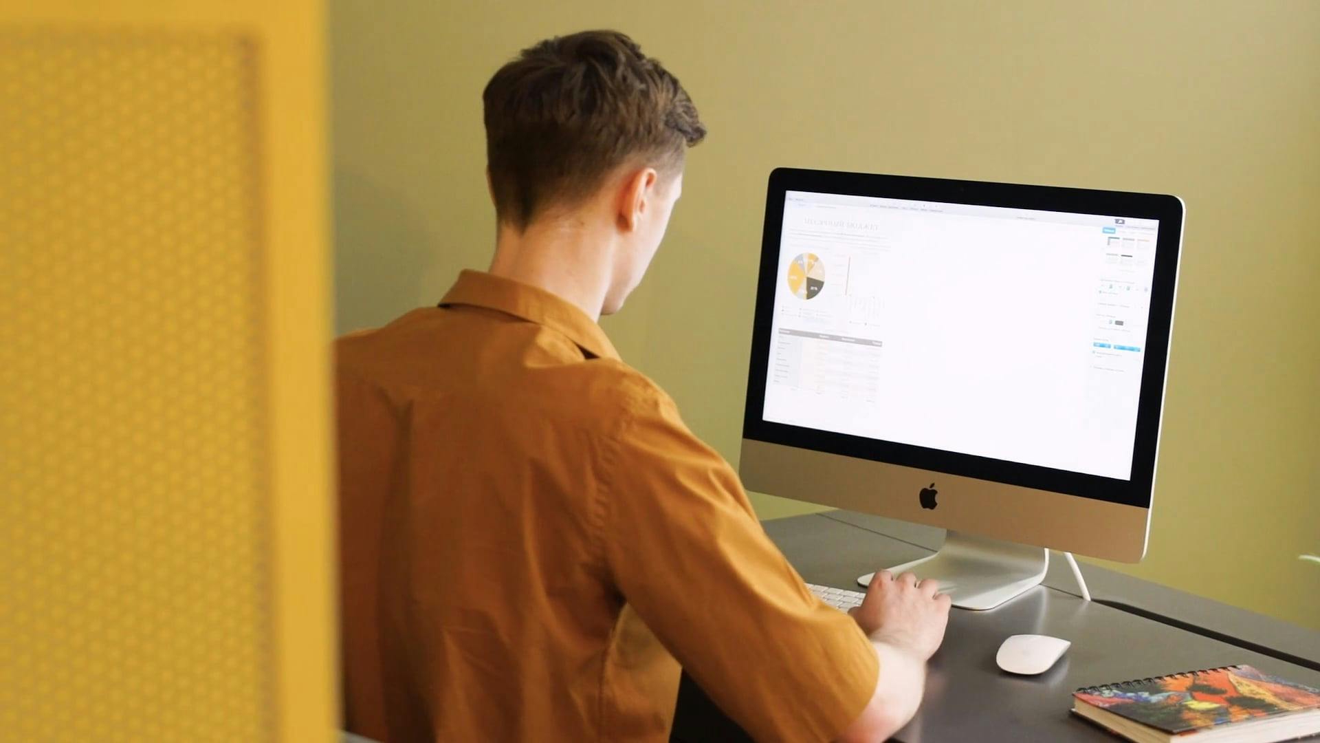 Person Using The Computer Free Stock Video Footage, Royalty-Free 4K ...