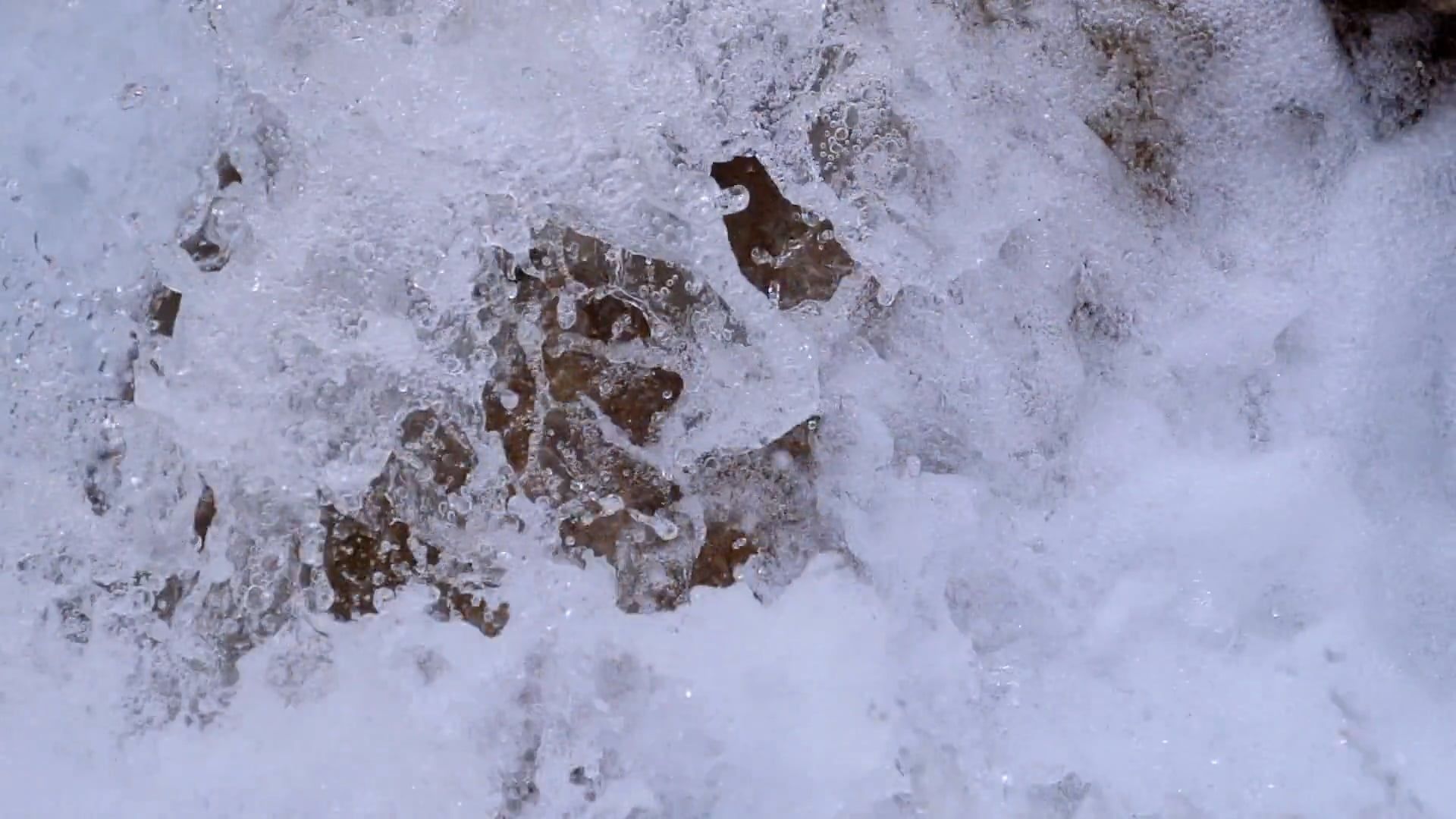 Bubbles Forming From The Force Of A Down Pouring Waterfalls · Free ...