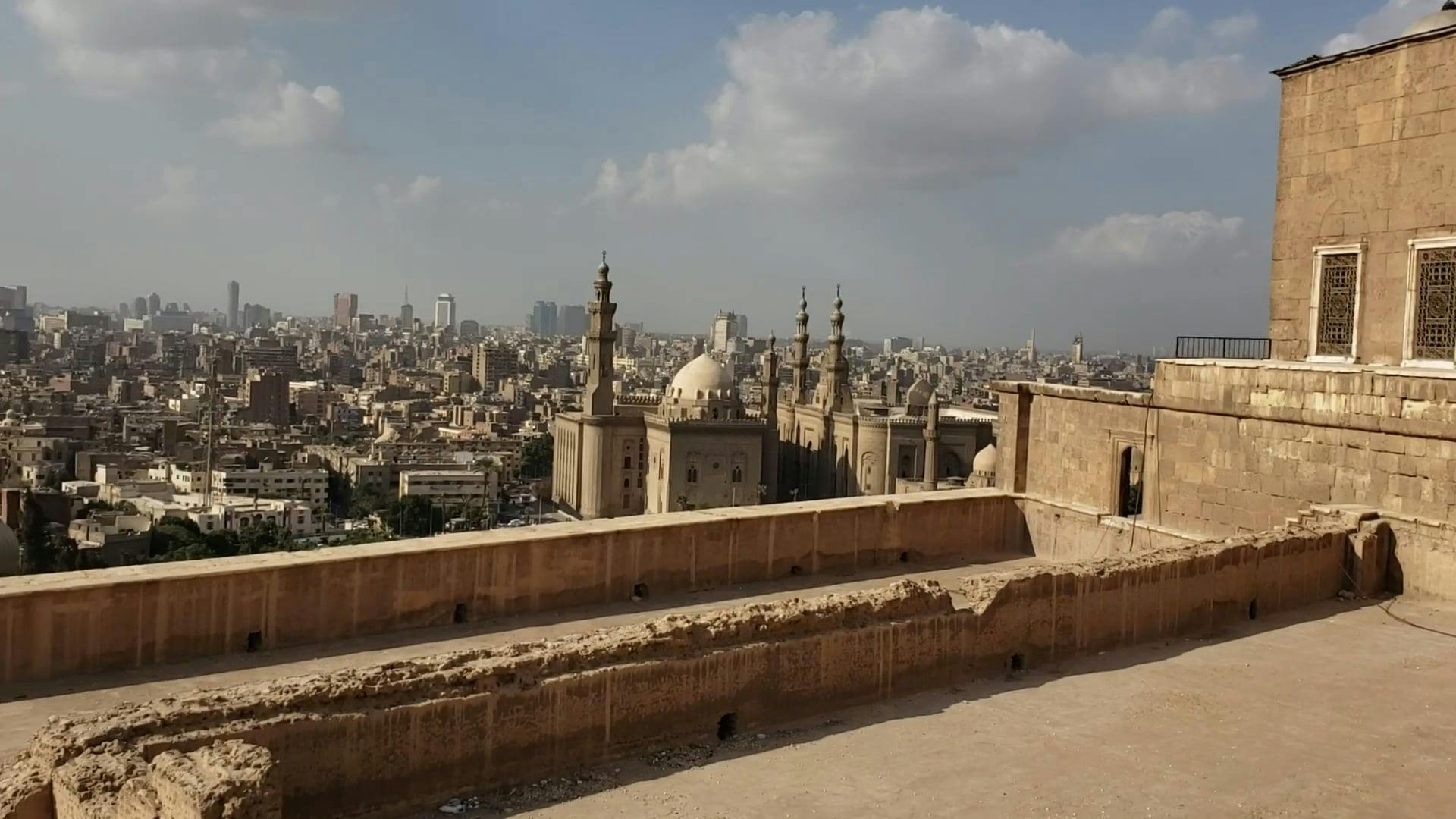 A View of the City in Egypt from a Roof Top Free Stock Video Footage ...