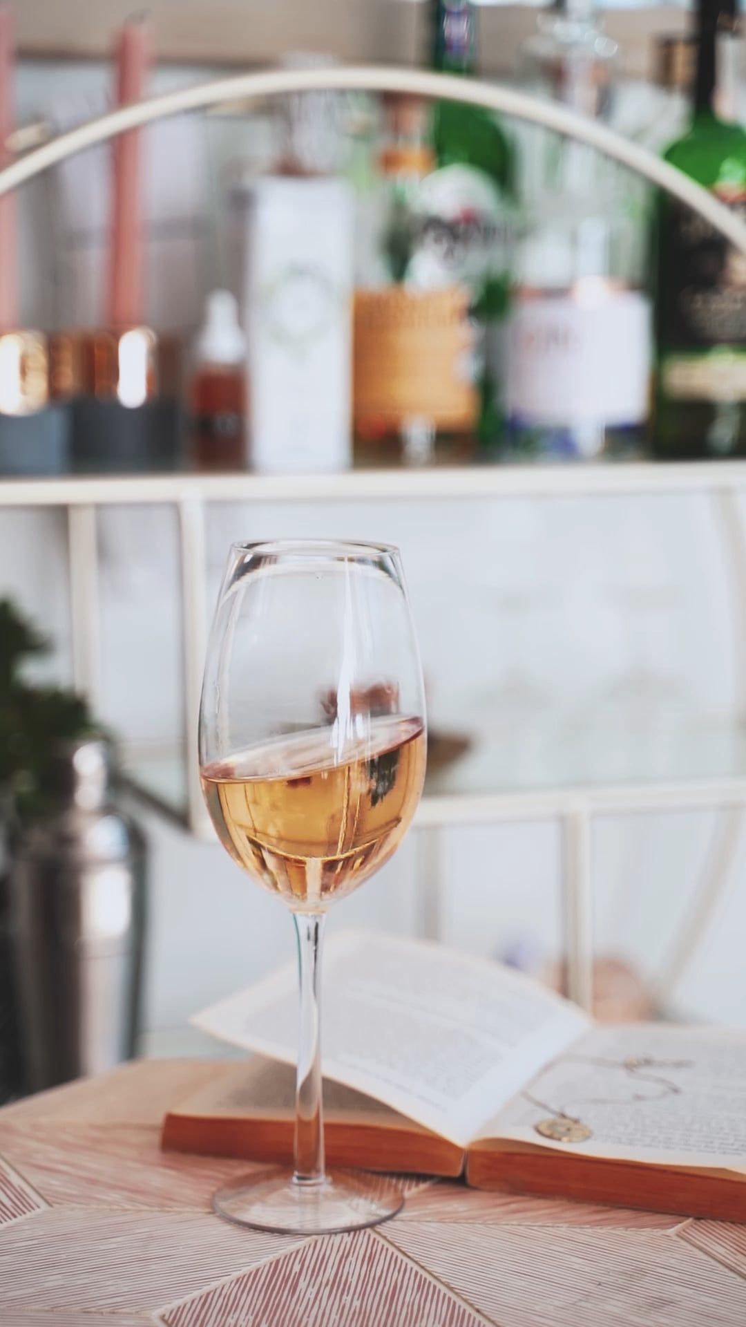 A Wine Waving Motion Inside A Glass · Free Stock Video