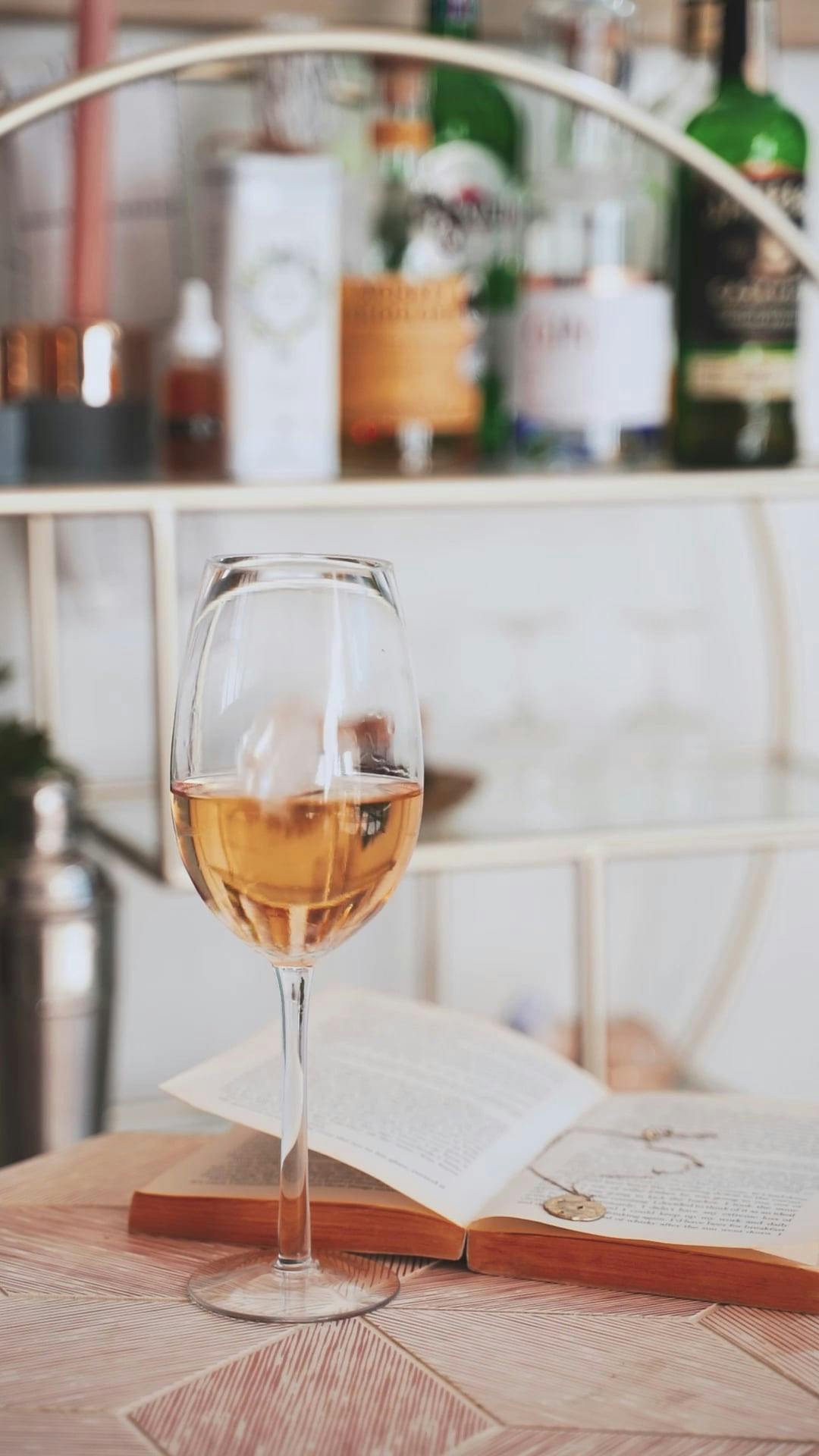 A Wine Waving Motion Inside A Glass Free Stock Video Footage, Royalty ...