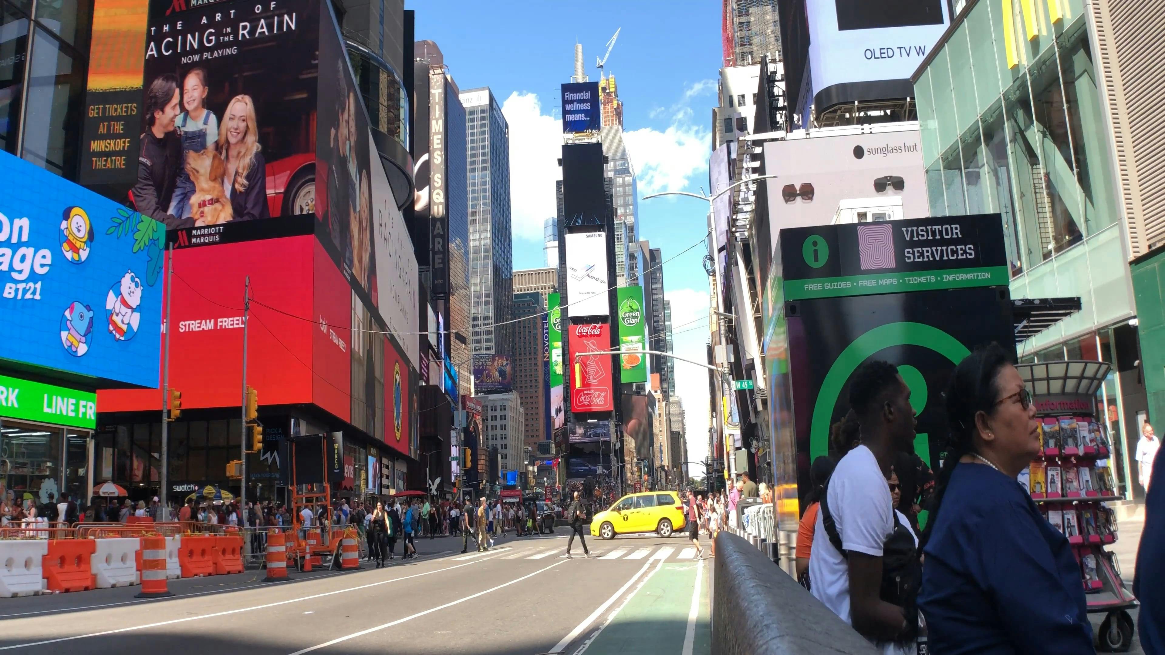 Time-Lapse Video of a Busy Times Square Street · Free Stock Video