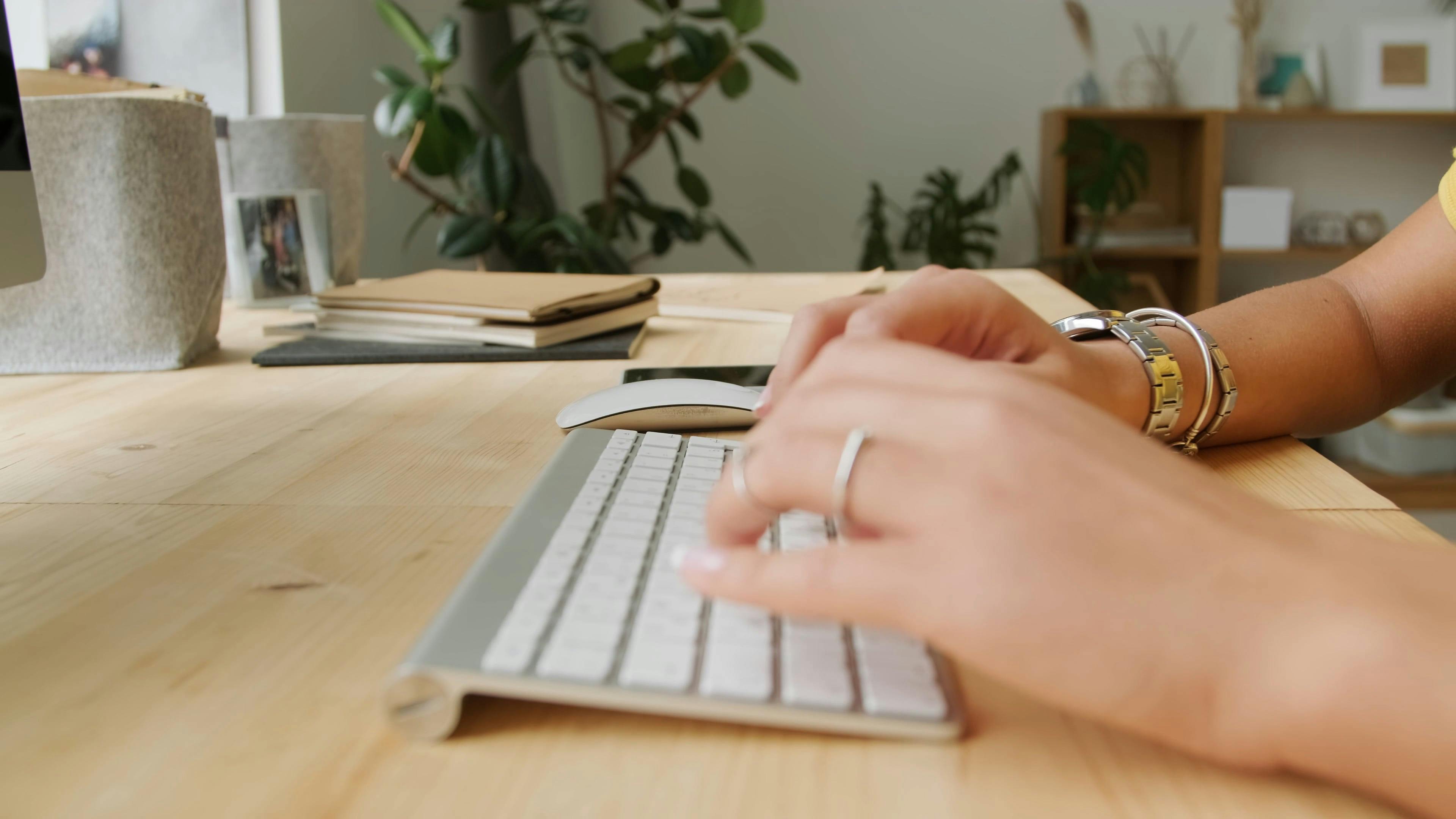 Personal Computer Set In A Blue Room Free Stock Video Footage, Royalty ...