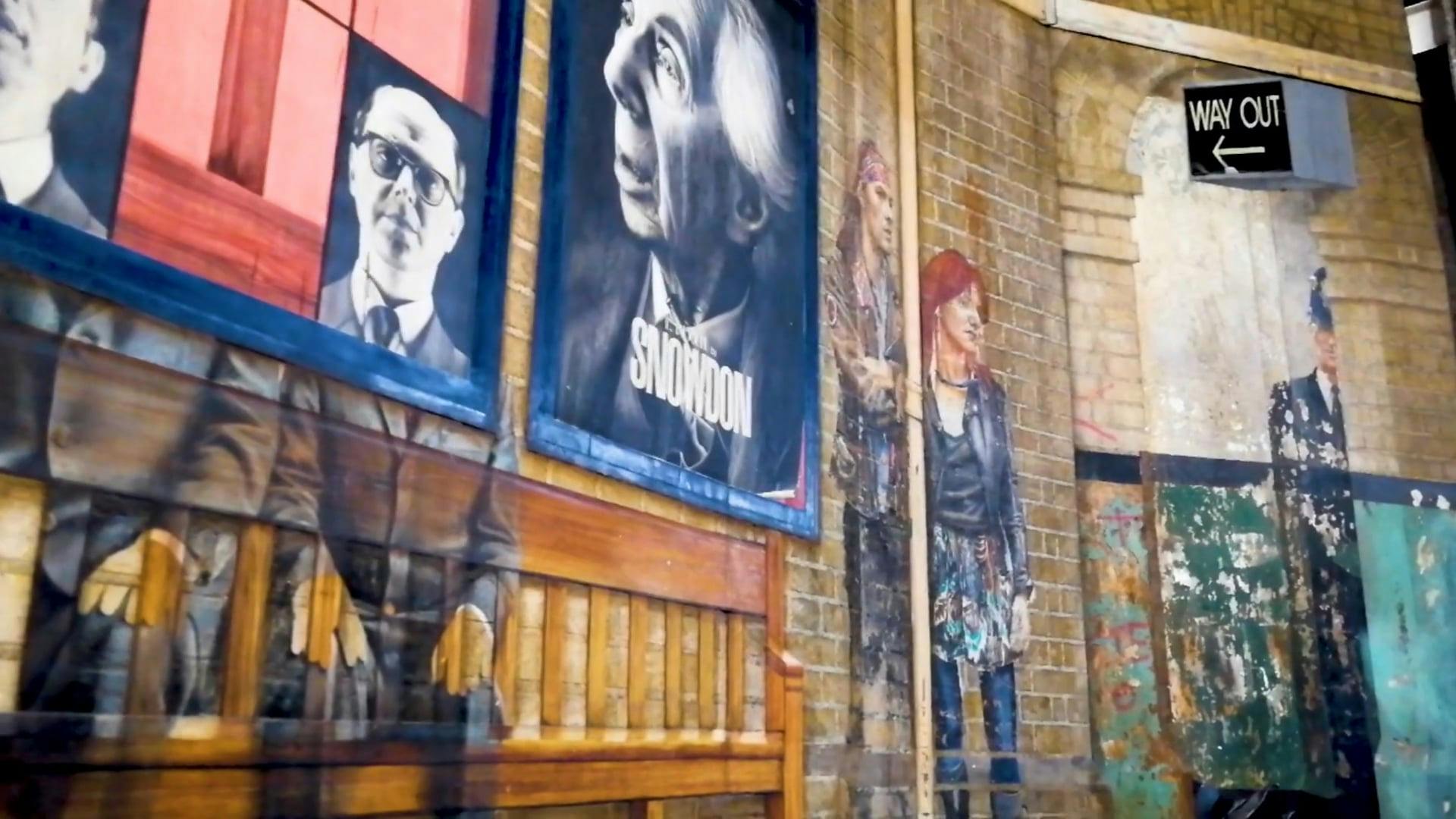 Posters Pasted on a Wall Free Stock Video Footage, Royalty-Free 4K & HD ...