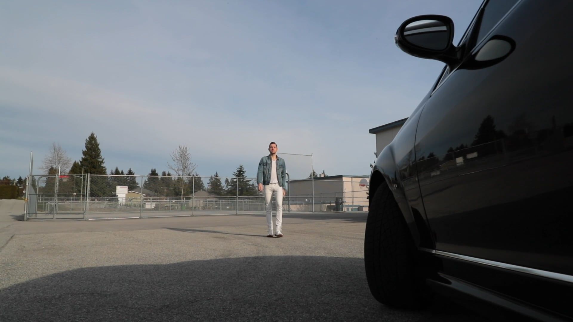 A Man Walking Towards his Car and Going Inside Free Stock Video Footage ...
