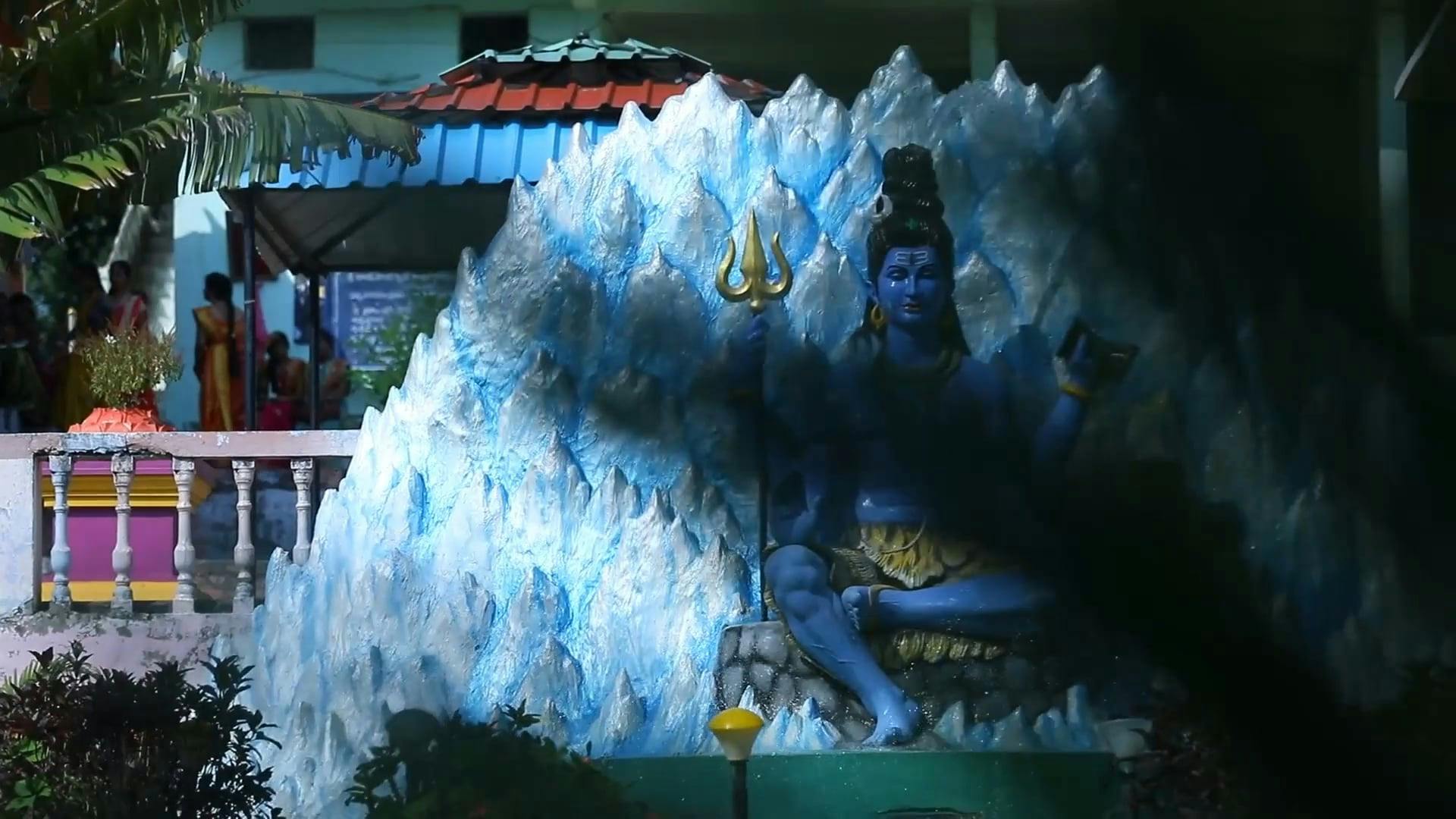 A Statue of Vishnu with Four Hands · Free Stock Video