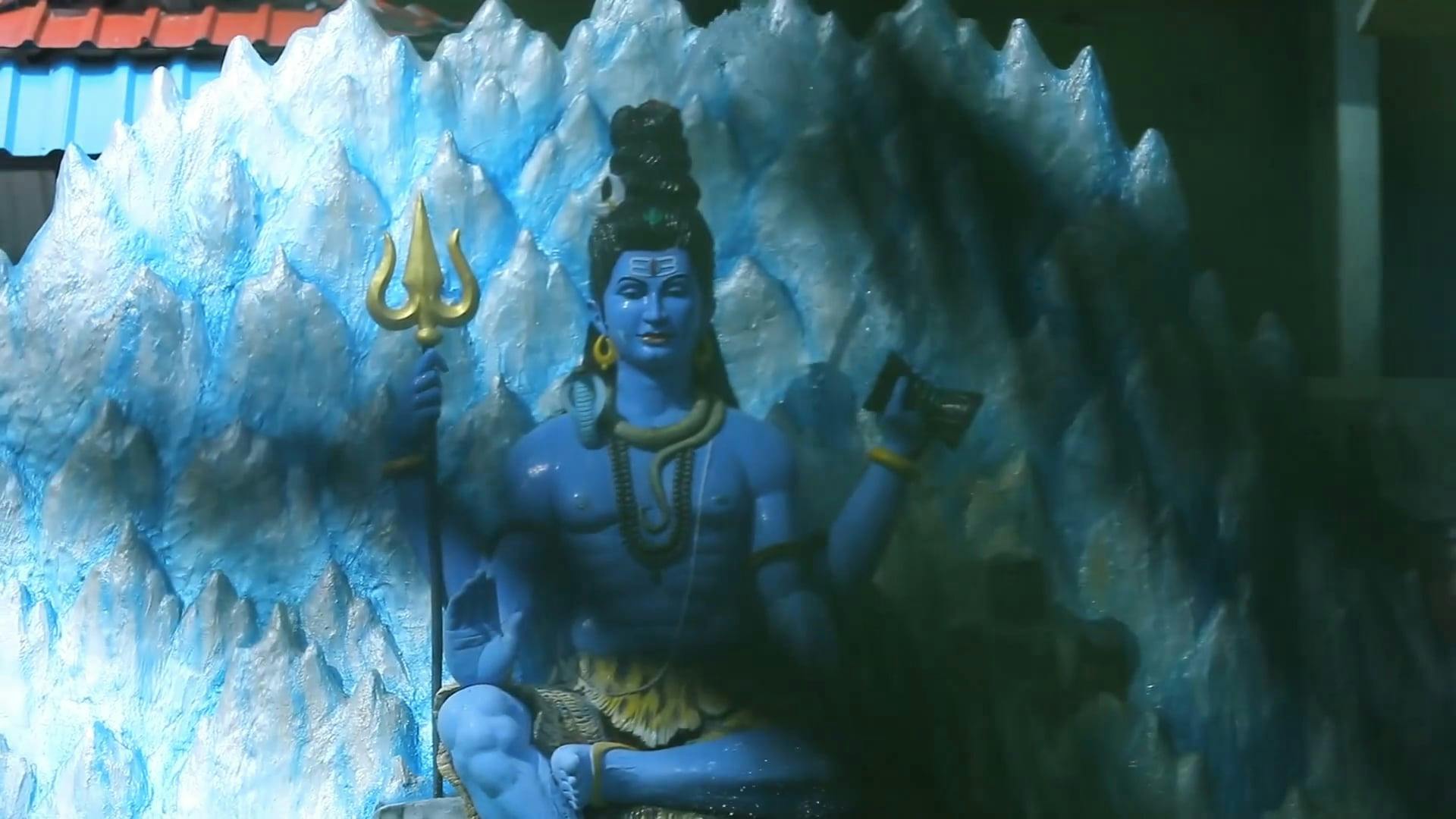 A Statue Of Vishnu With Four Hands · Free Stock Video