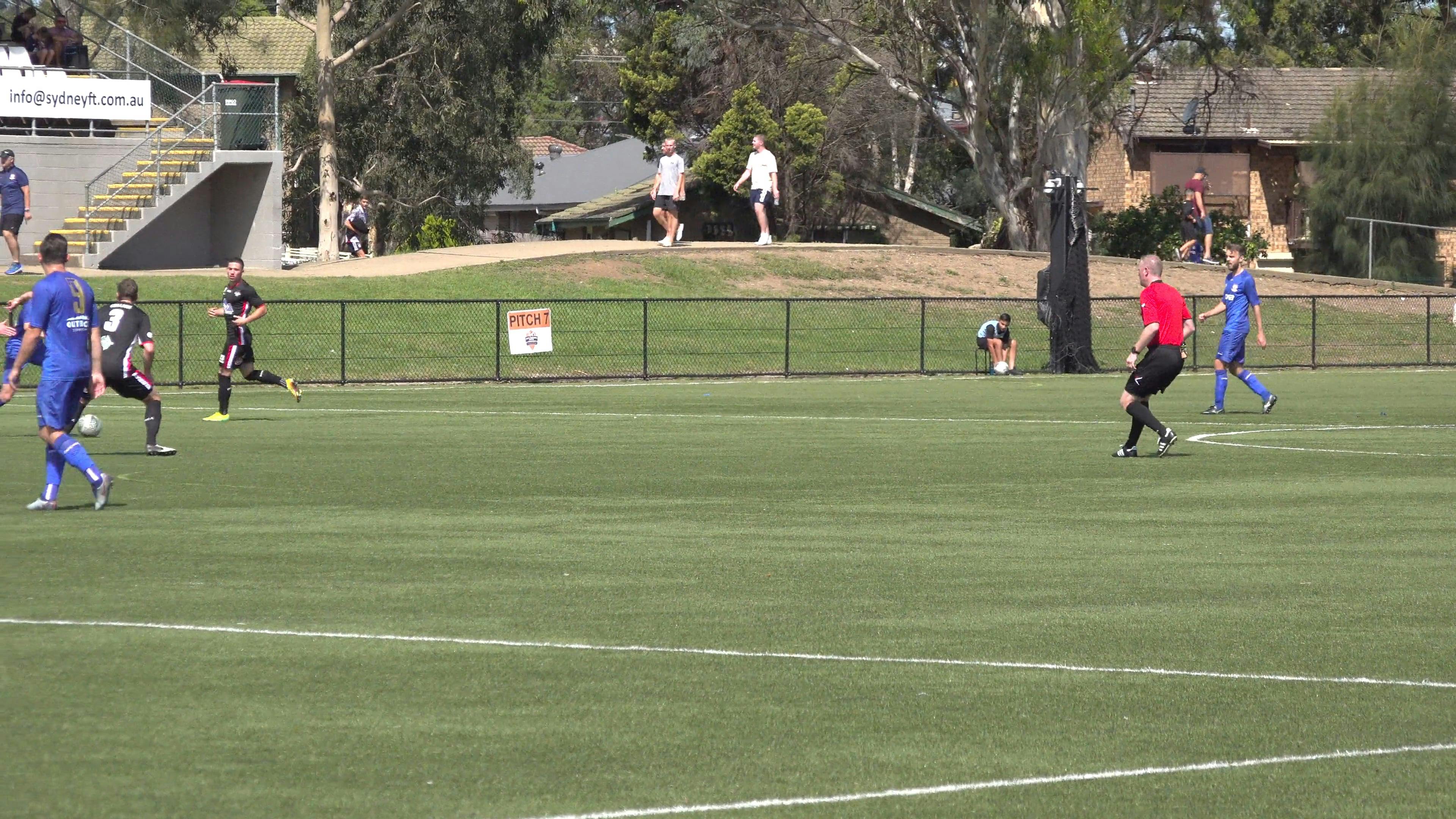 A Game Of Soccer Being Played In A Soccer Field · Free Stock Video