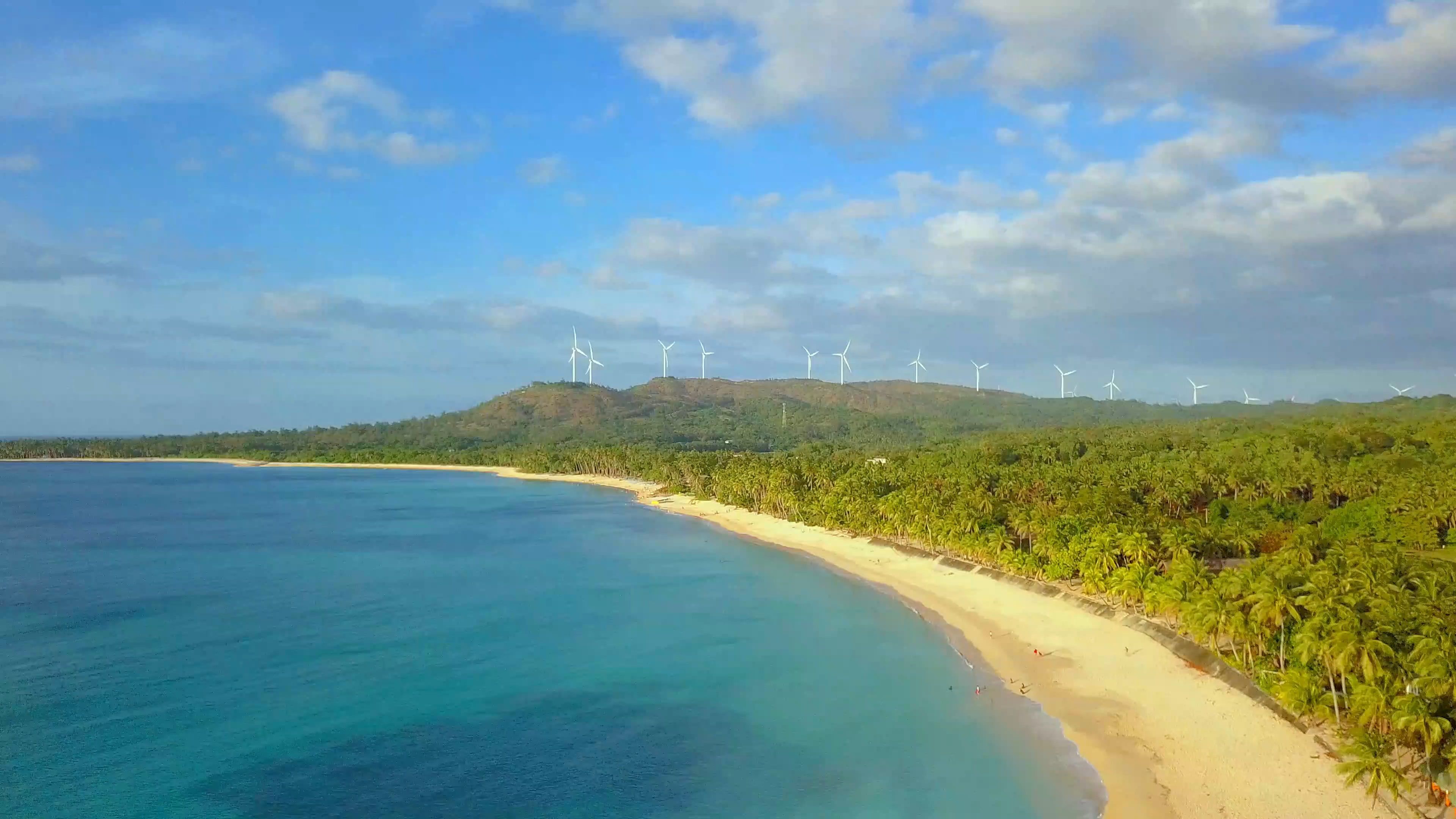 Drone Footage Of The Wind Turbines In The Philippines By The Pagudpud ...