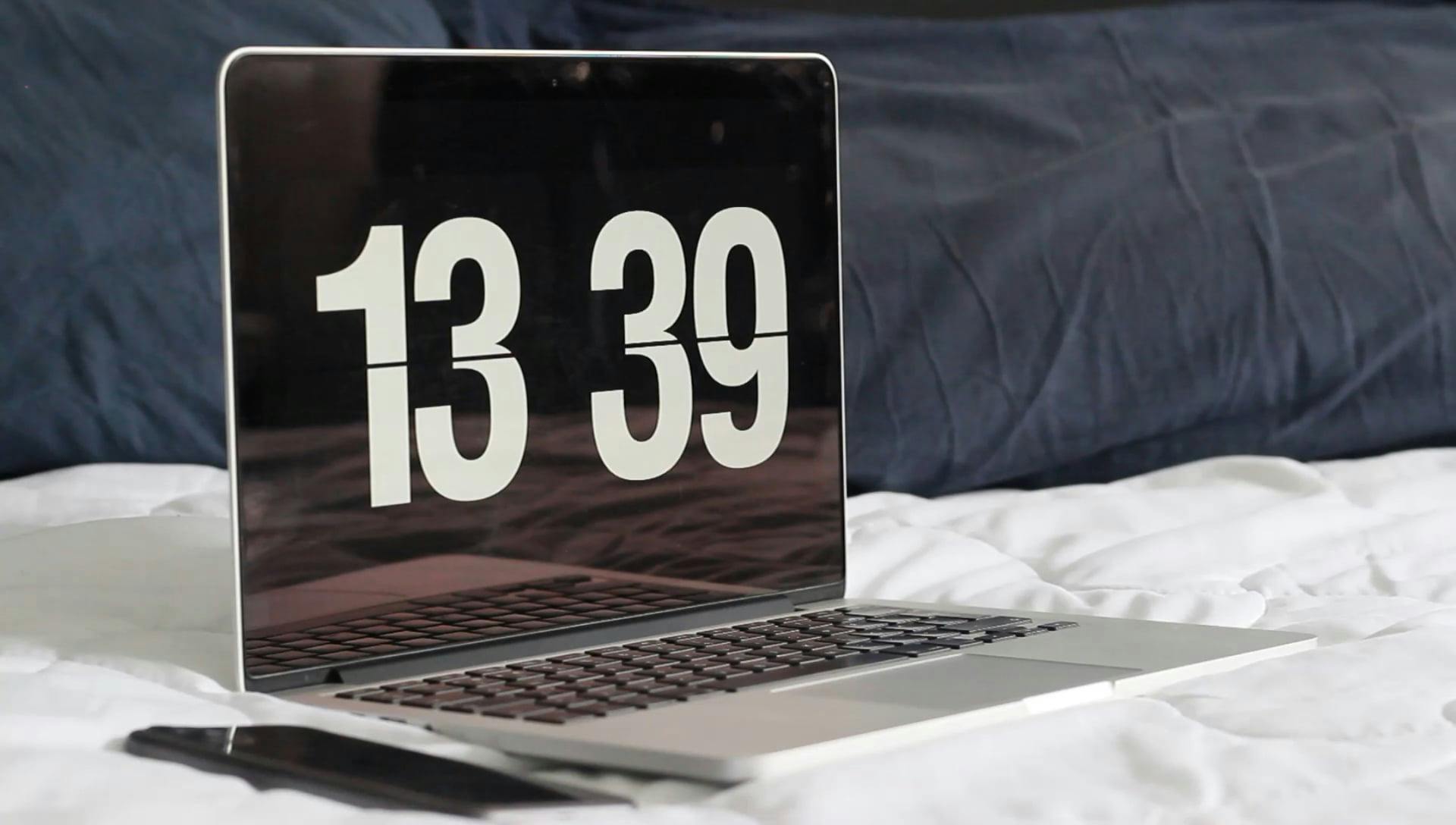 Time On Laptop Screen Free Stock Video Footage, Royalty-Free 4K & HD ...