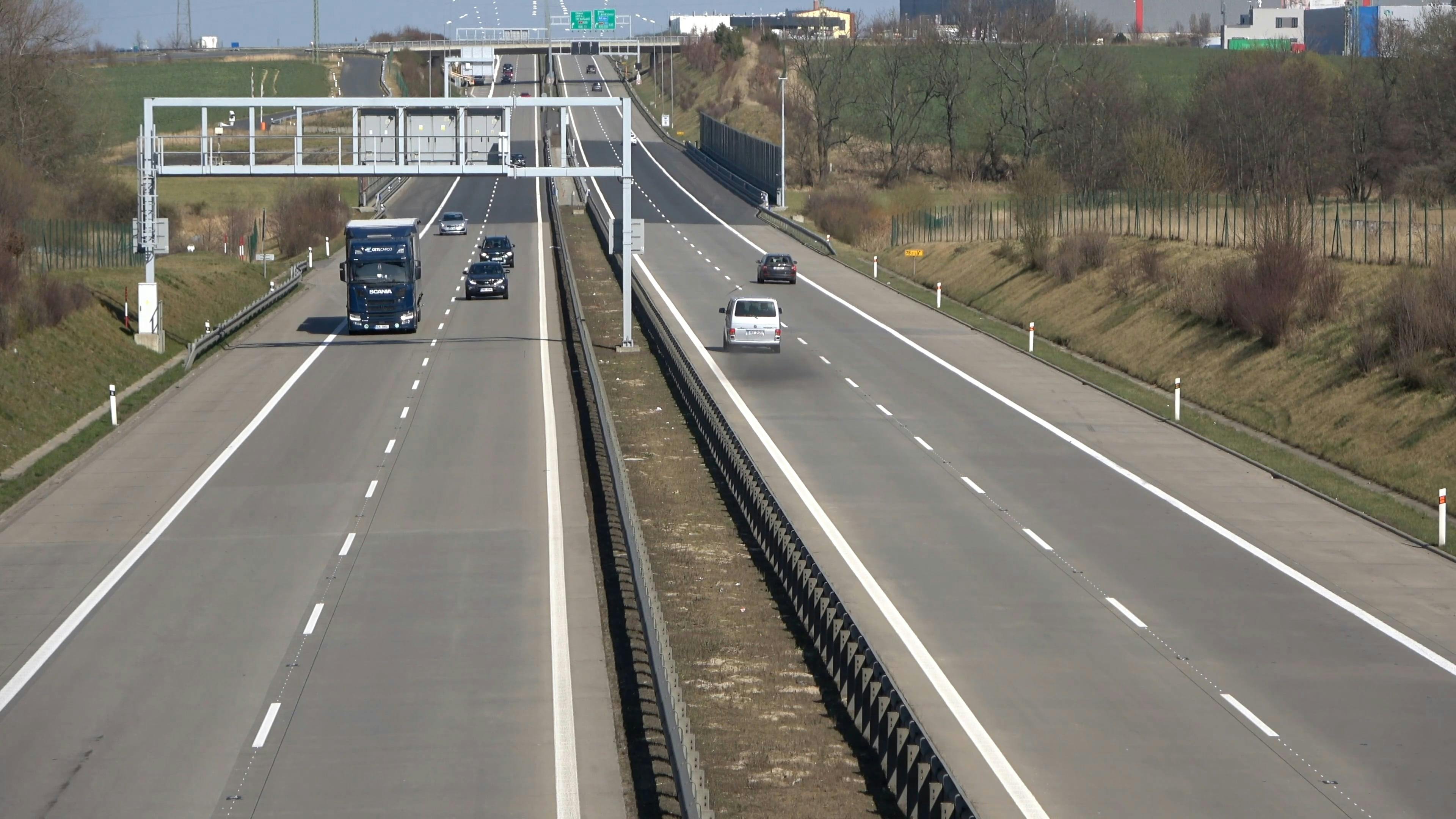 A Double Lane Highway For Road Travelers · Free Stock Video