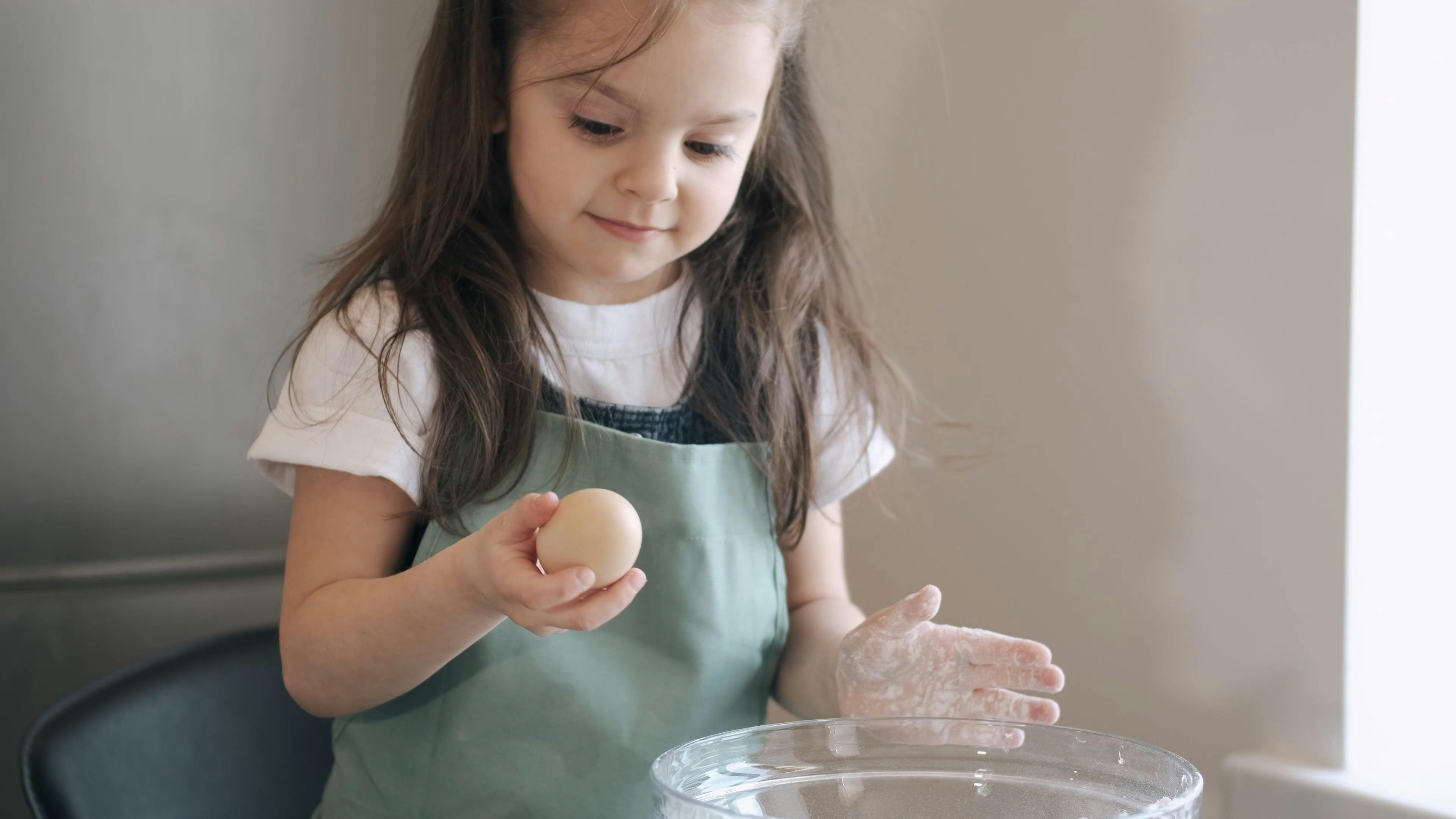 Girl Cracking An Egg Free Stock Video Footage, Royalty-Free 4K & HD ...