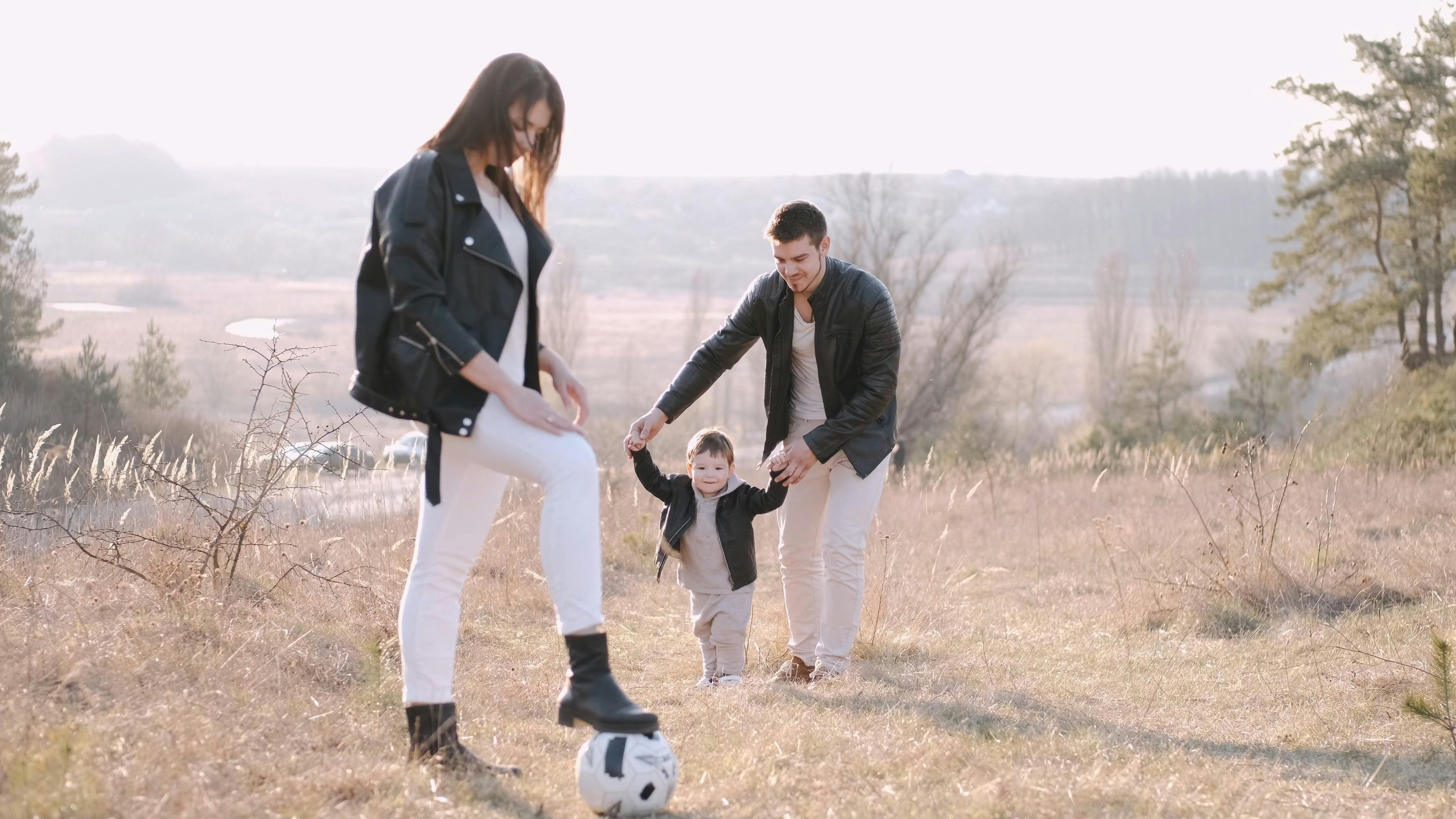 A Family Enjoying Their Time Outdoors Free Stock Video Footage, Royalty ...