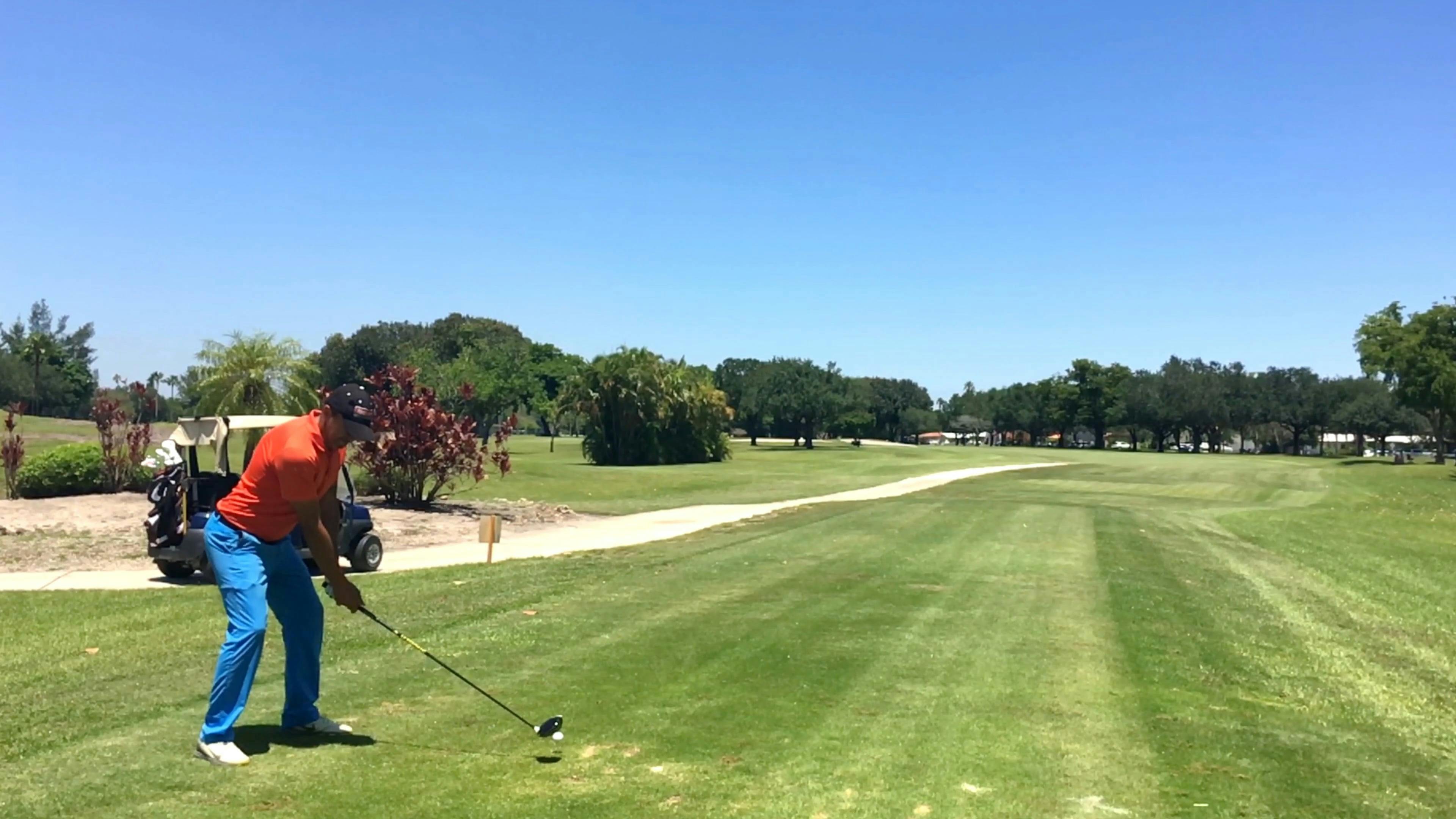 A Railroad Crossing A Golf Course Free Stock Video Footage, Royalty ...