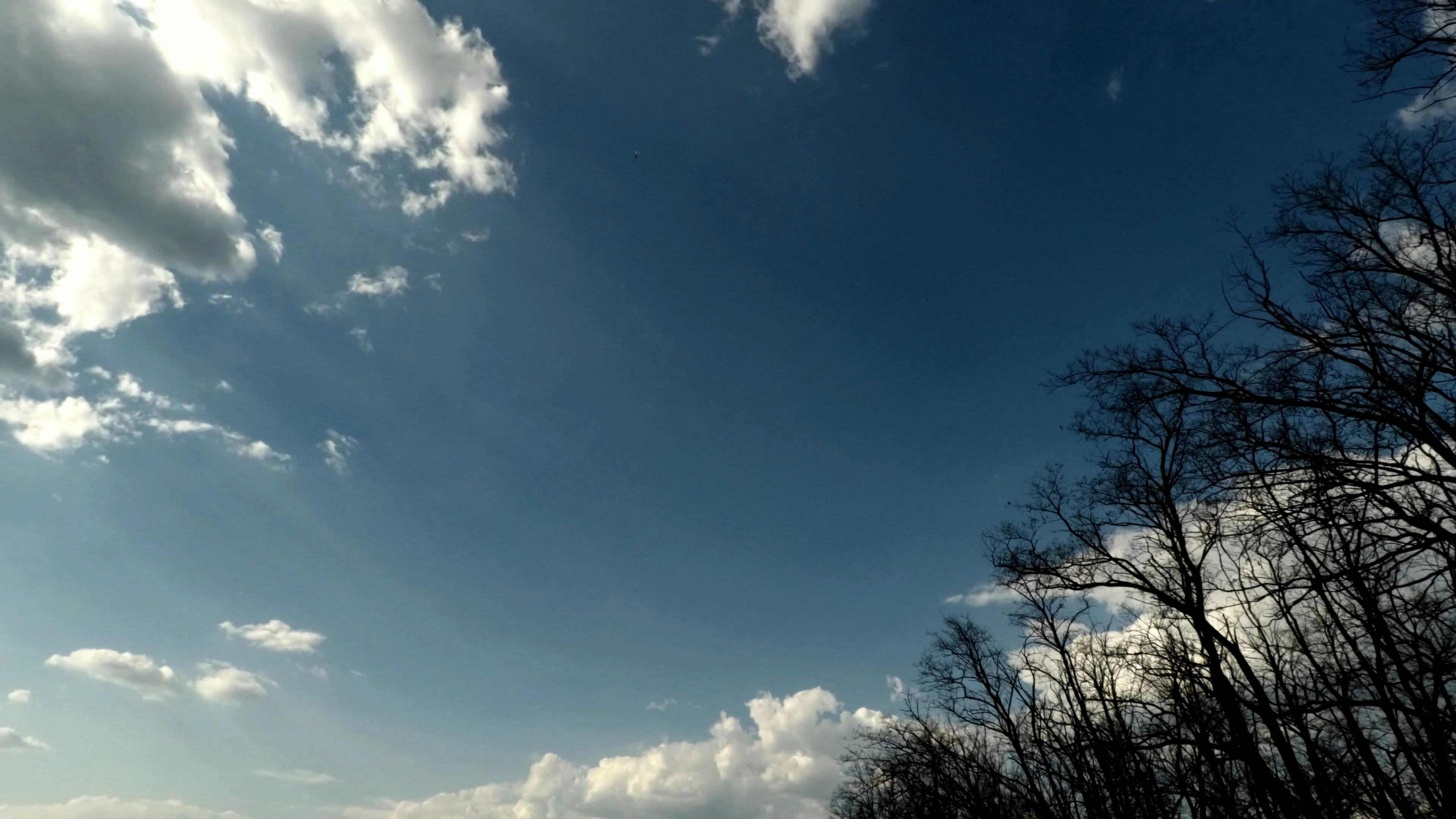 A Timelapse Video of Moving Clouds Free Stock Video Footage, Royalty ...