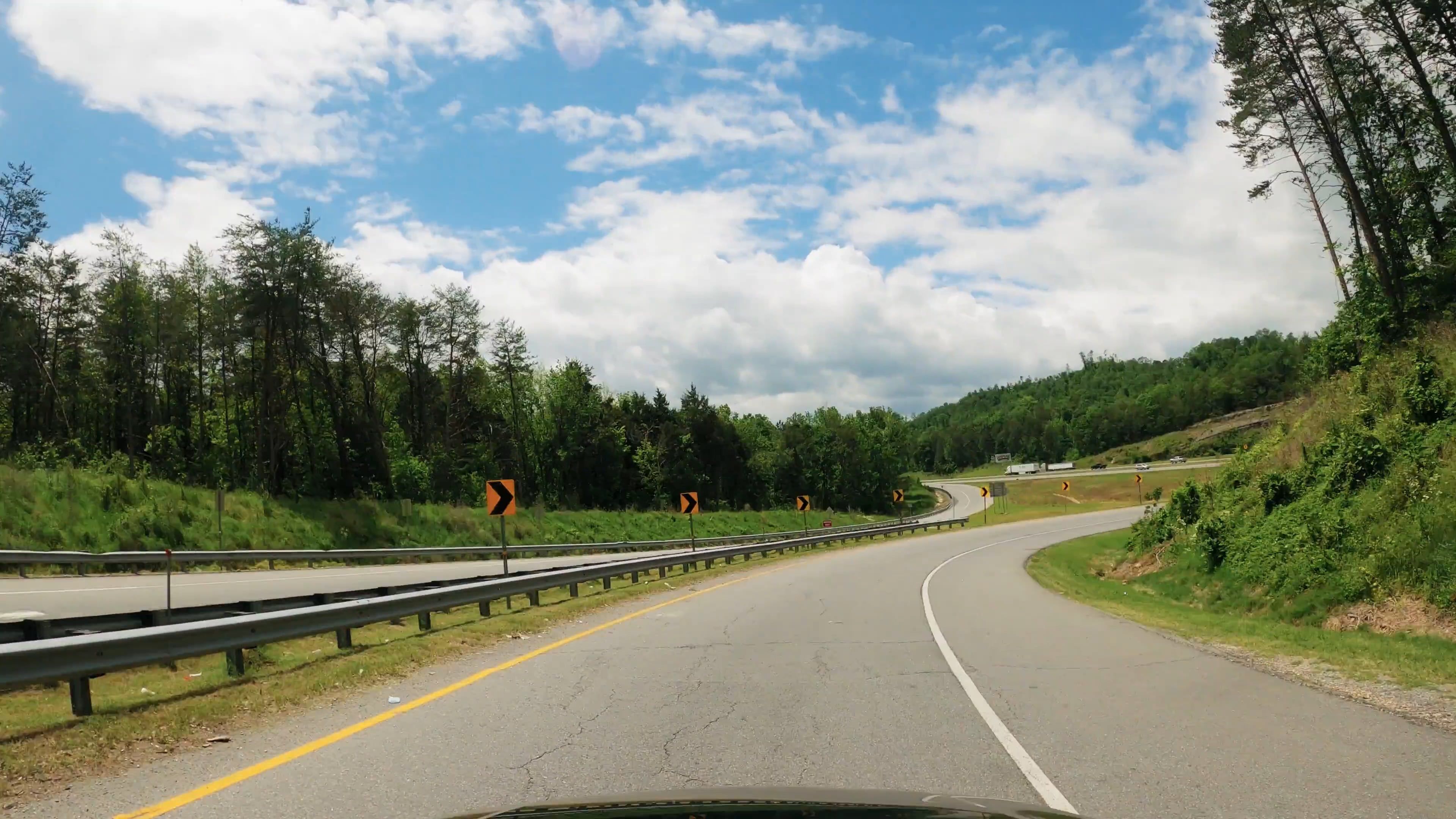 A Timelapse Shot of Driving a Car · Free Stock Video