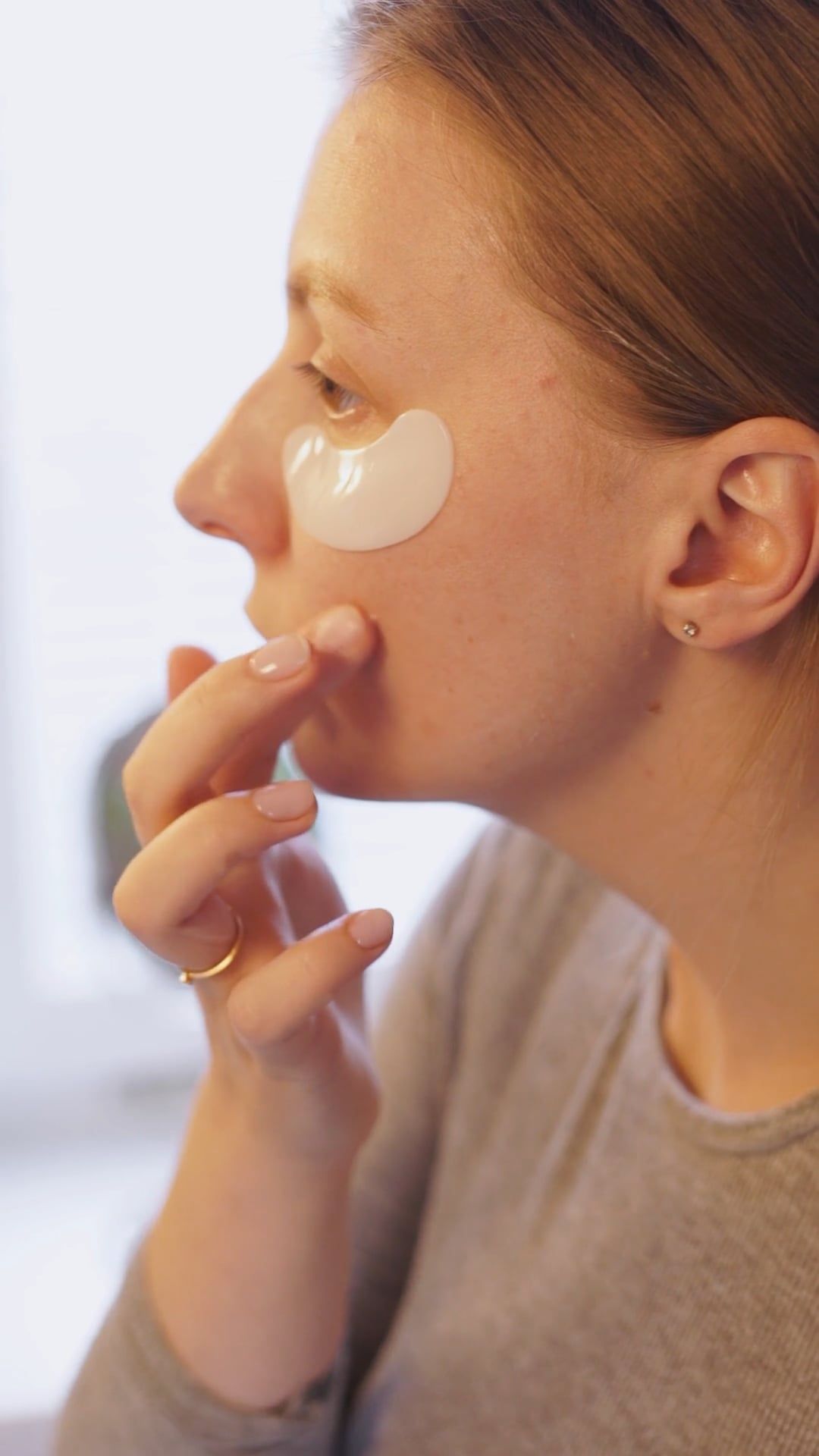Woman Applying Cream to her Face · Free Stock Video