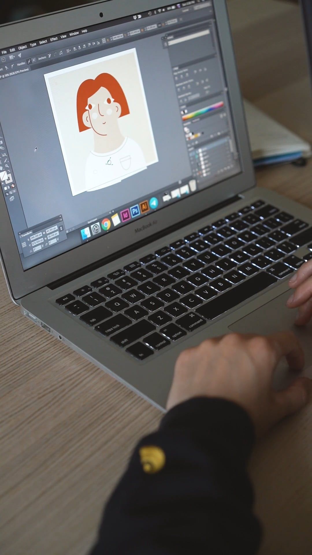 Person Drawing On Ipad · Free Stock Video