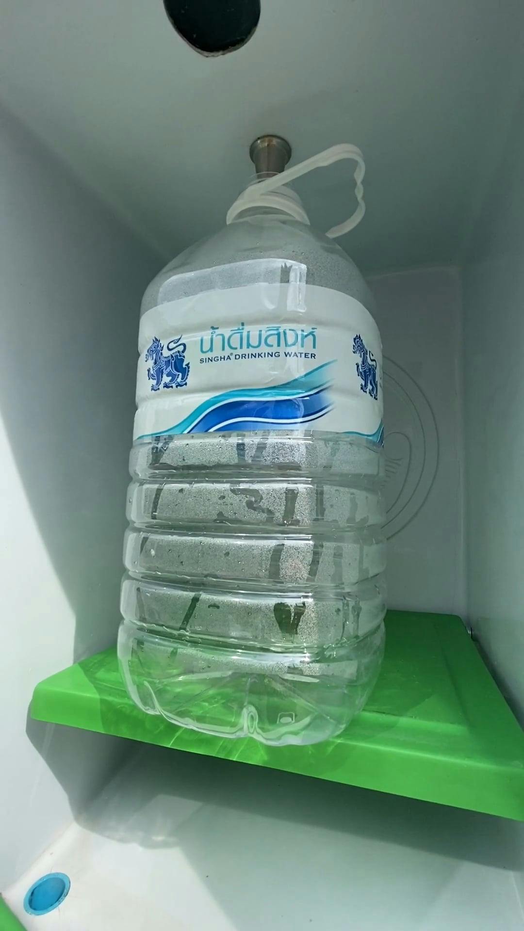 Close-Up Shot of Refilling Water Bottle Free Stock Video Footage ...