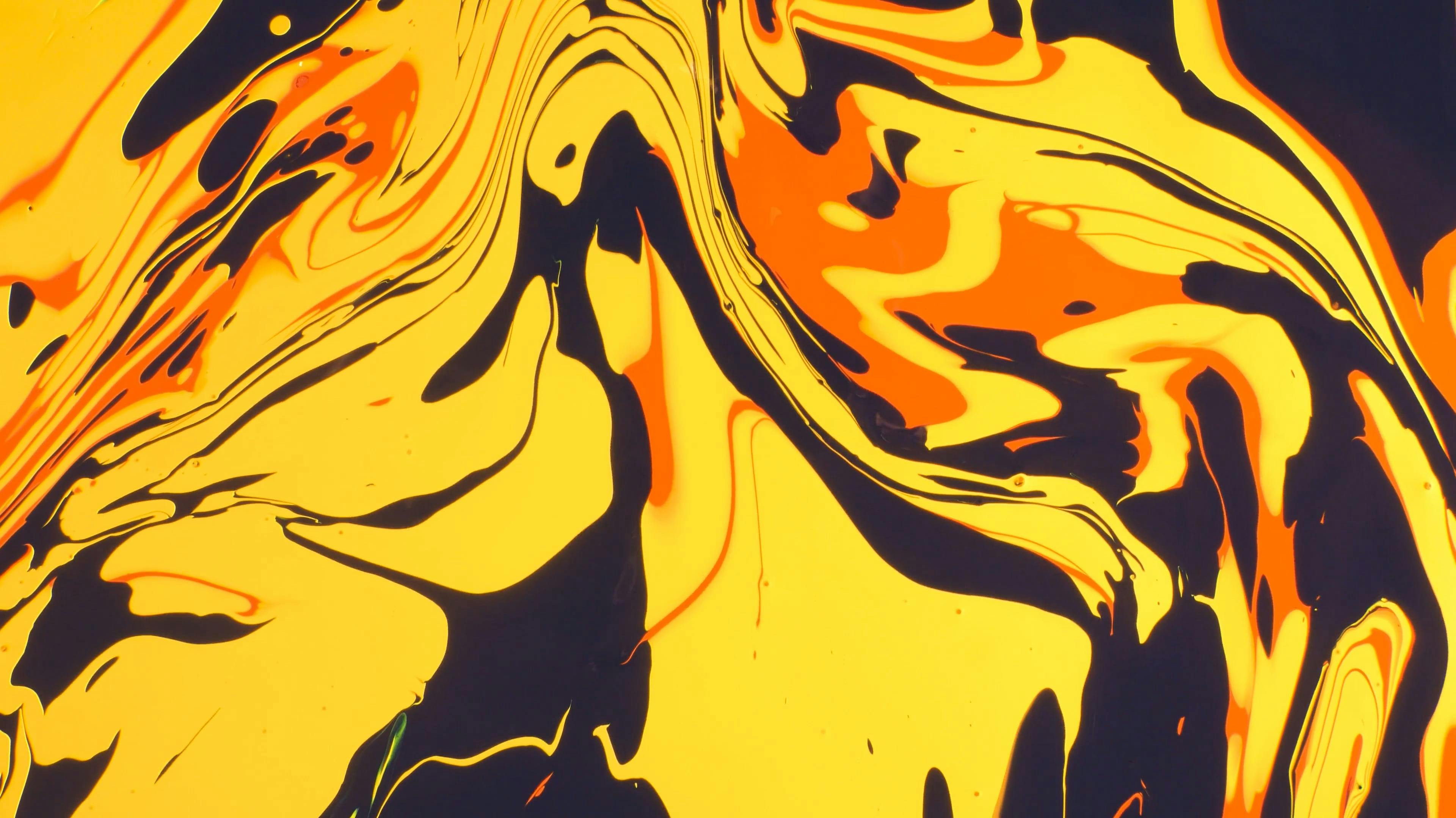 Close-Up Shot of Paints Mixing Free Stock Video Footage, Royalty-Free ...