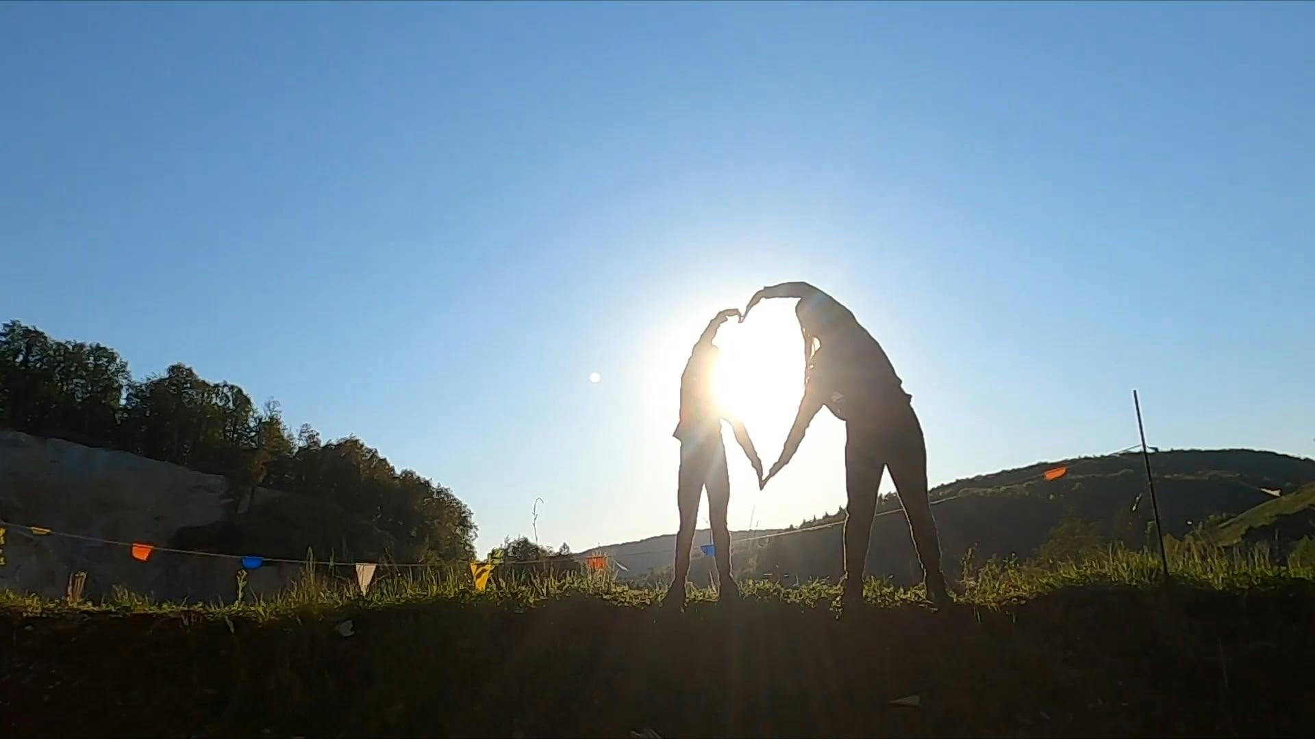 People Forming Heart Shape Using Their Hands Free Stock Video Footage ...