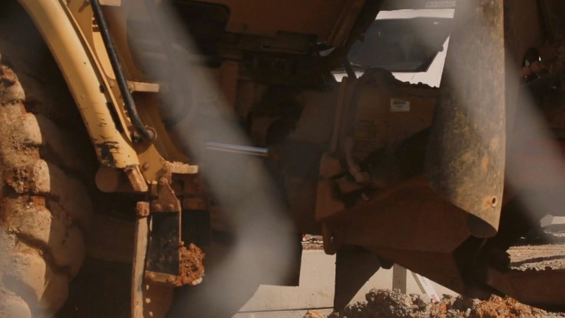 A Close-up Shot of a Bulldozer Wheel Free Stock Video Footage, Royalty ...