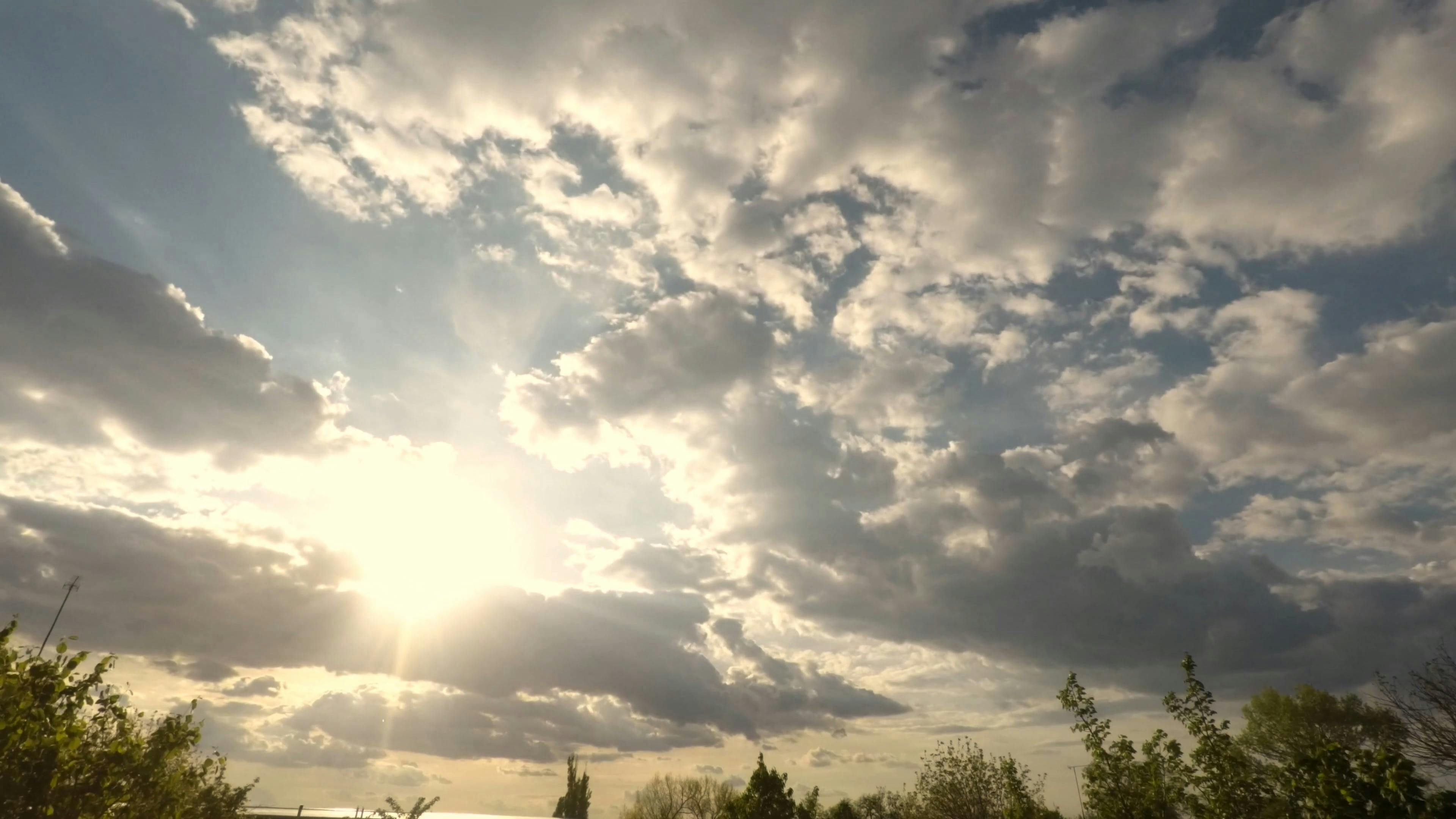 A Timelapse Video of a Moving Clouds · Free Stock Video