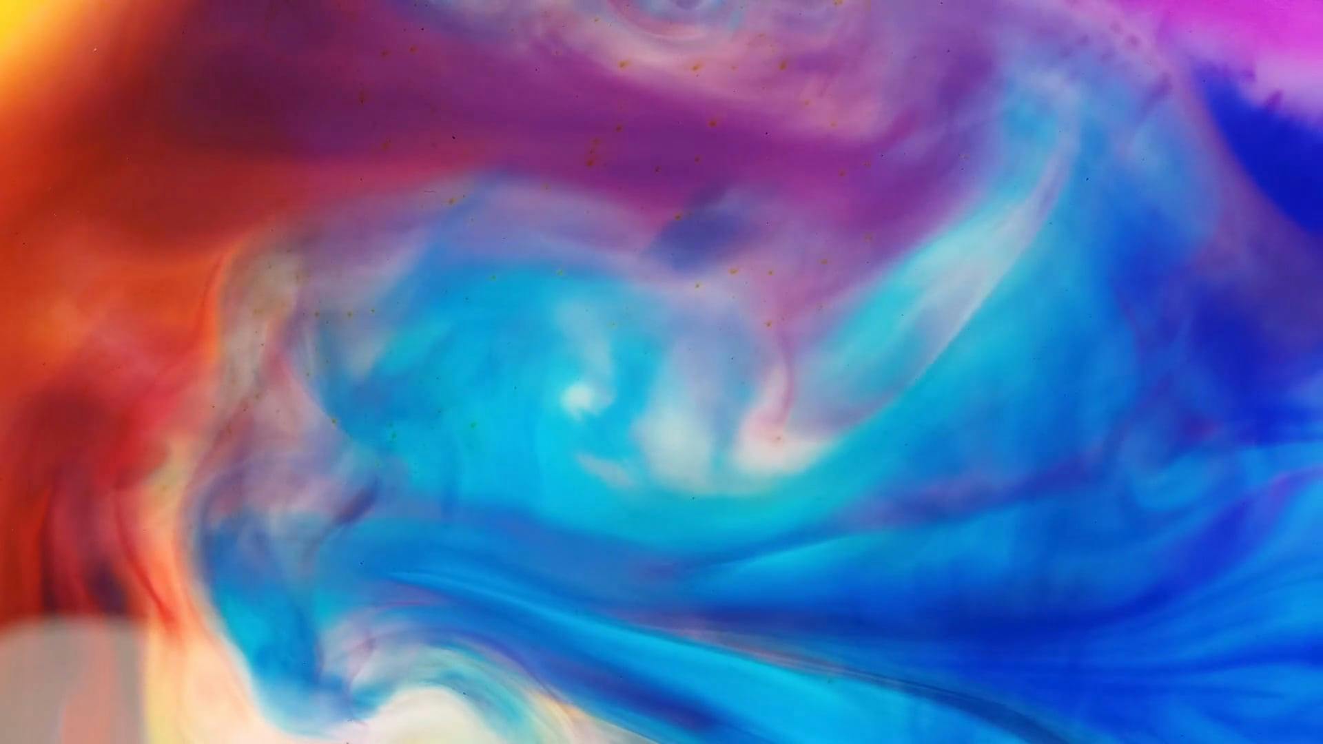 Splatter of Mixing Color Liquids · Free Stock Video